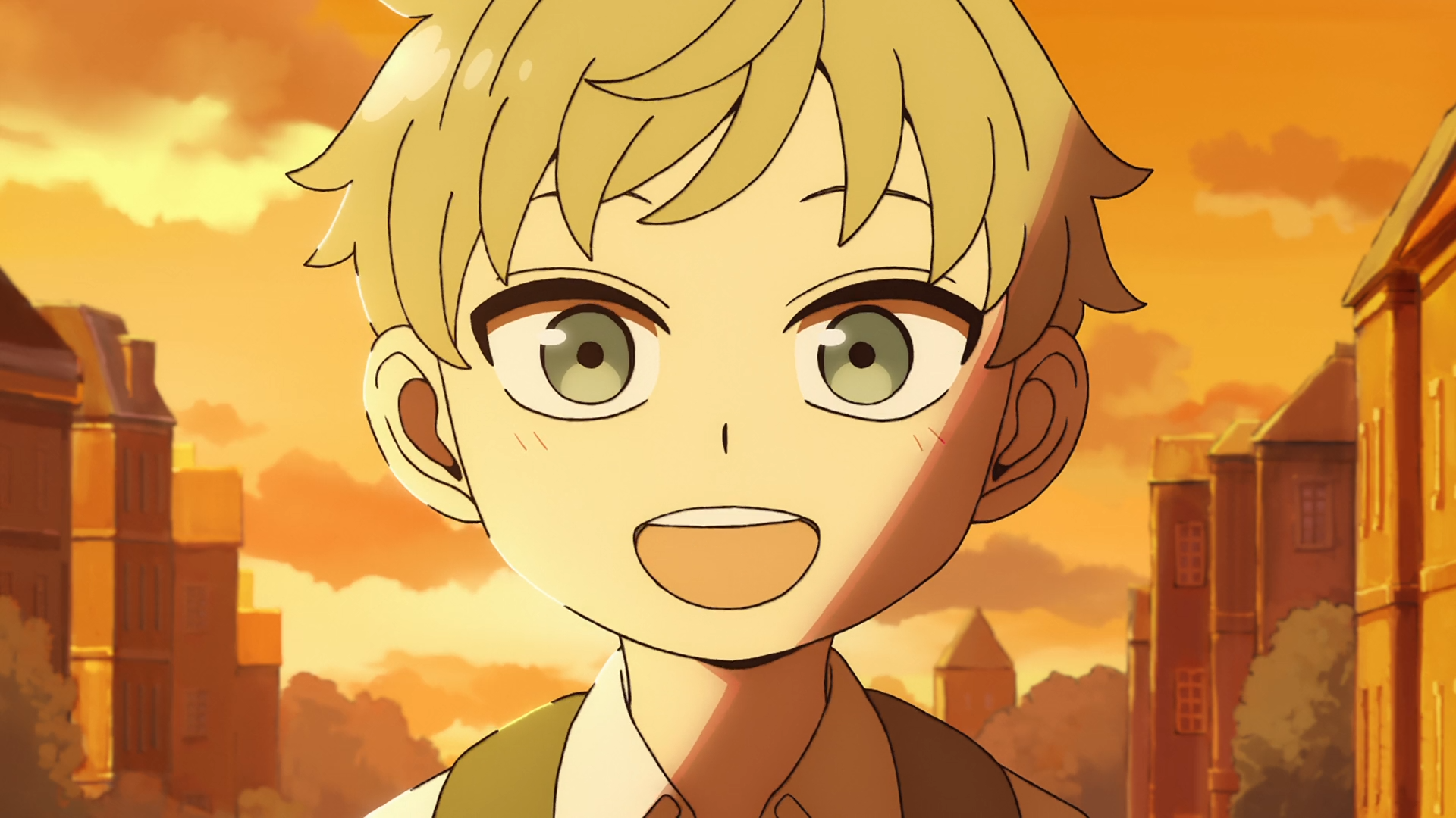 Loid Forger — Spy x Family HD Wallpaper: Golden Hour Smile