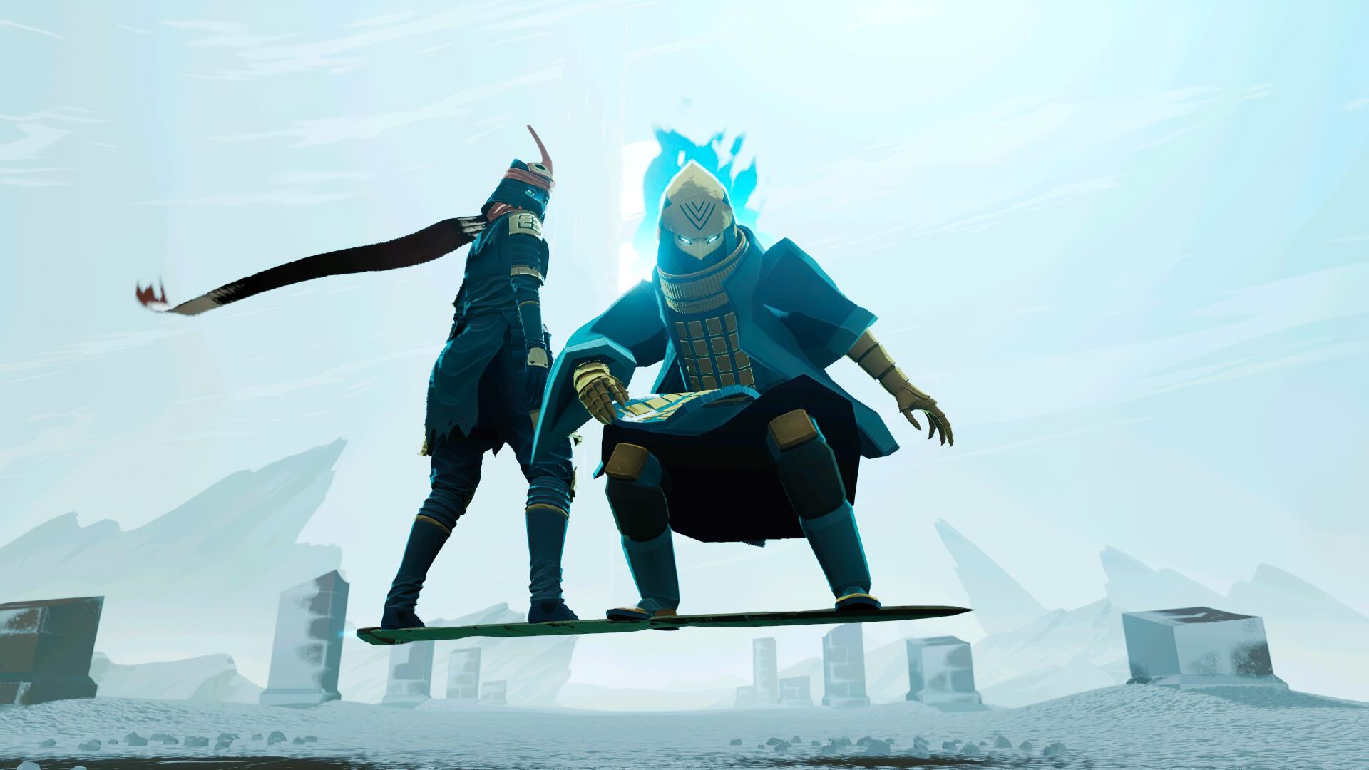 Sword of the Sea — 4K Ultra HD Wallpaper: Sea Sentinel Duo