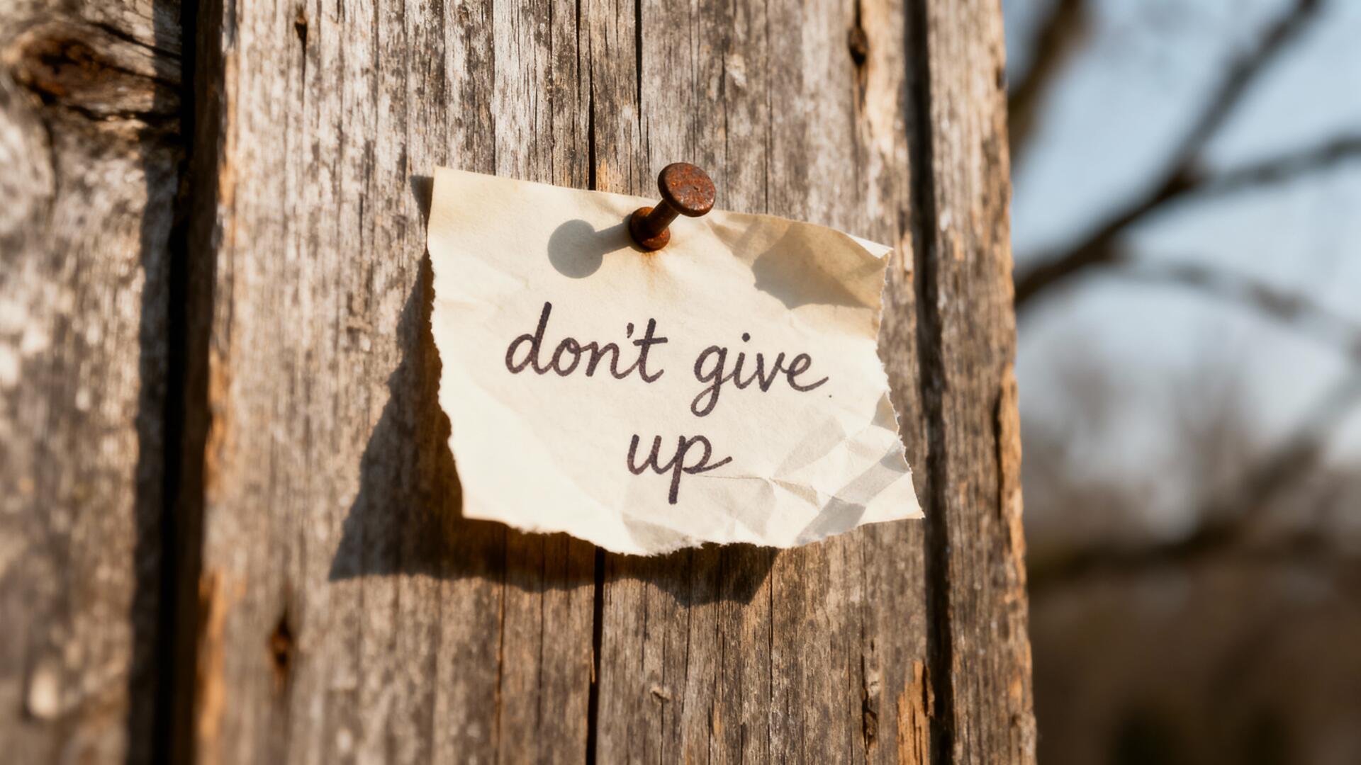 Don't Give Up - Desktop Wallpapers, Phone Wallpaper, PFP, Gifs, and More!