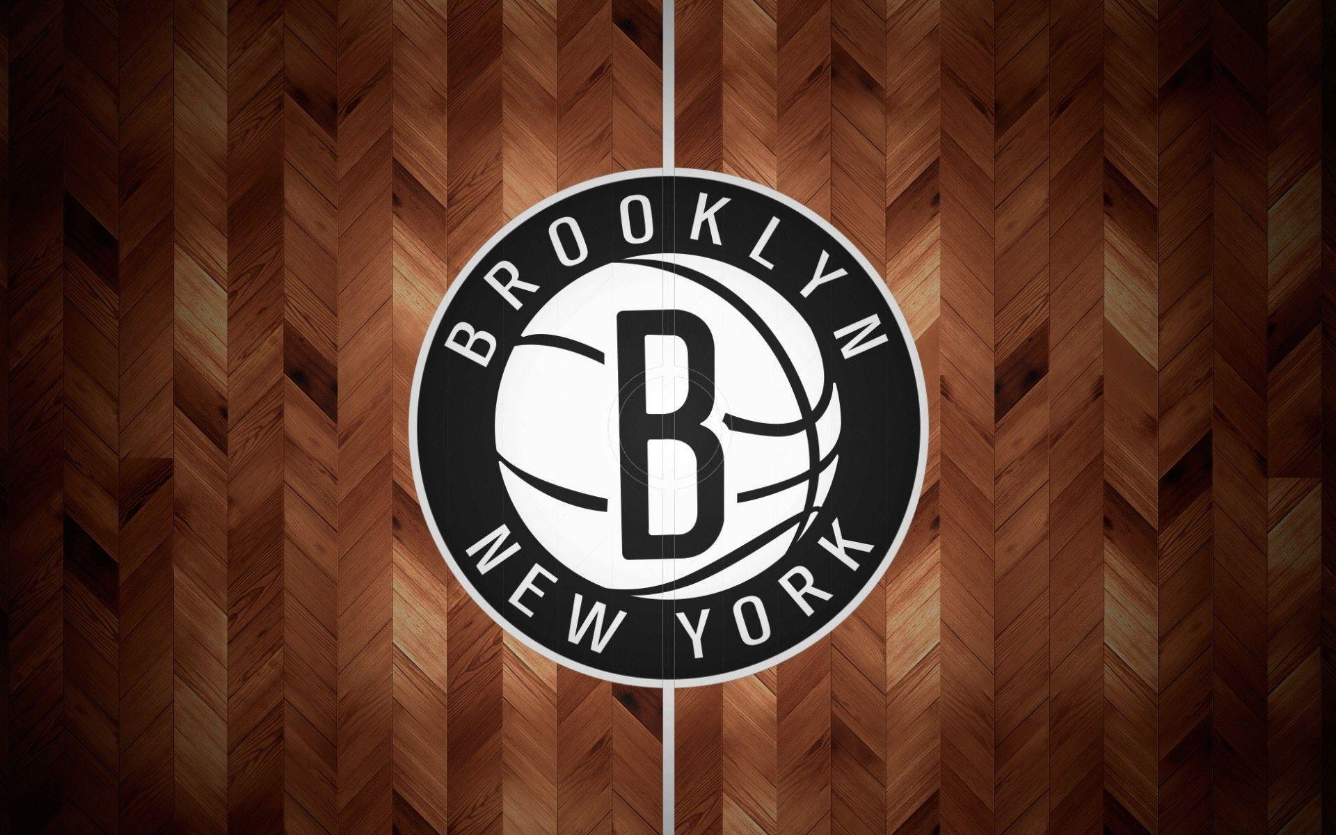 Brooklyn Nets HD Emblem | Parquet B Logo Wallpaper | Nets Hardwood Icon