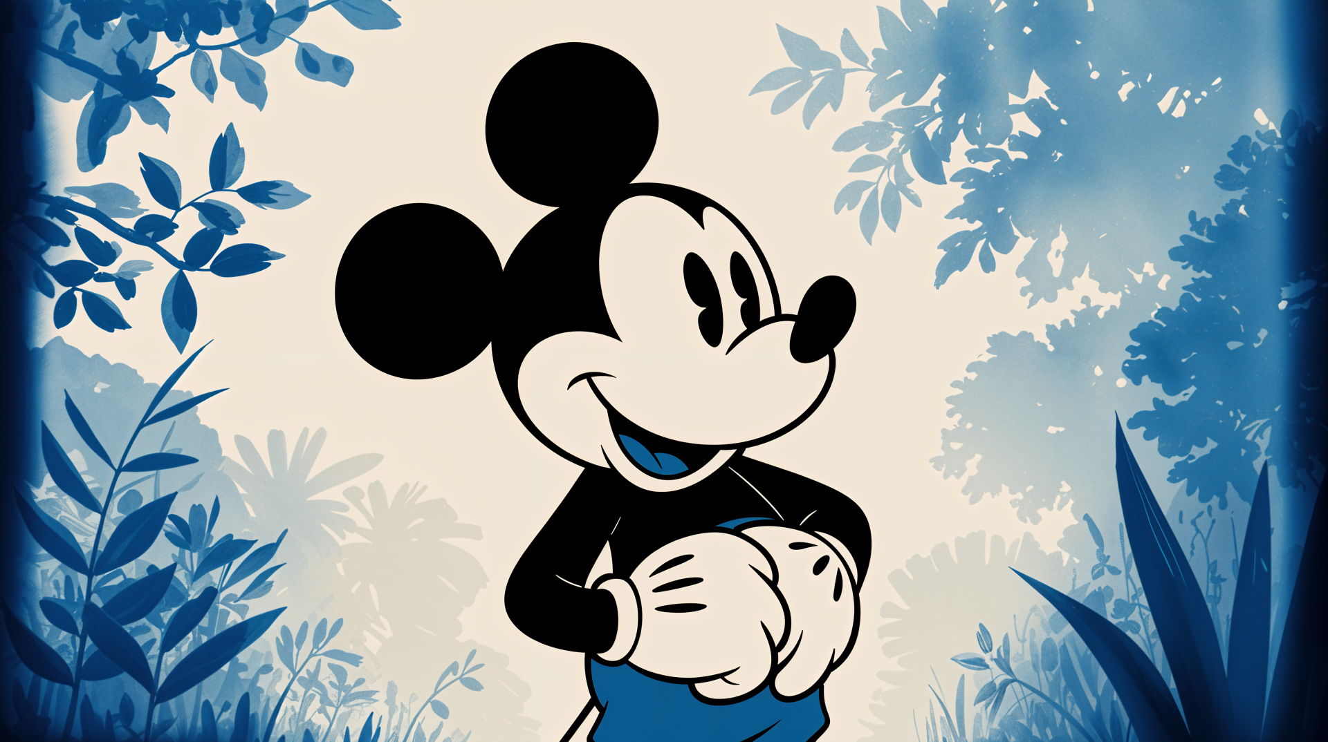 Mickey Mouse 4K Ultra HD — Charming Forest Wallpaper by QuantumCurator