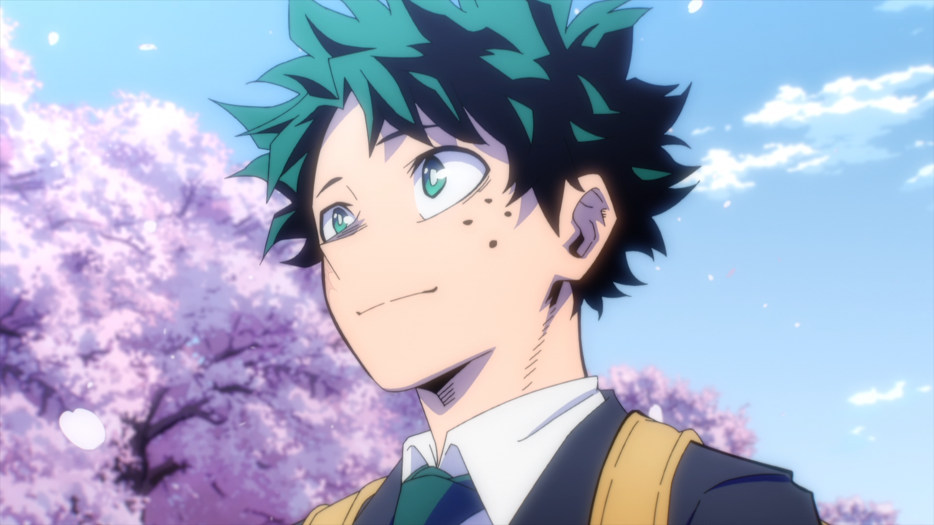 My Hero Academia — Izuku Midoriya: Springtime HD Wallpaper | 1920x1080 ...