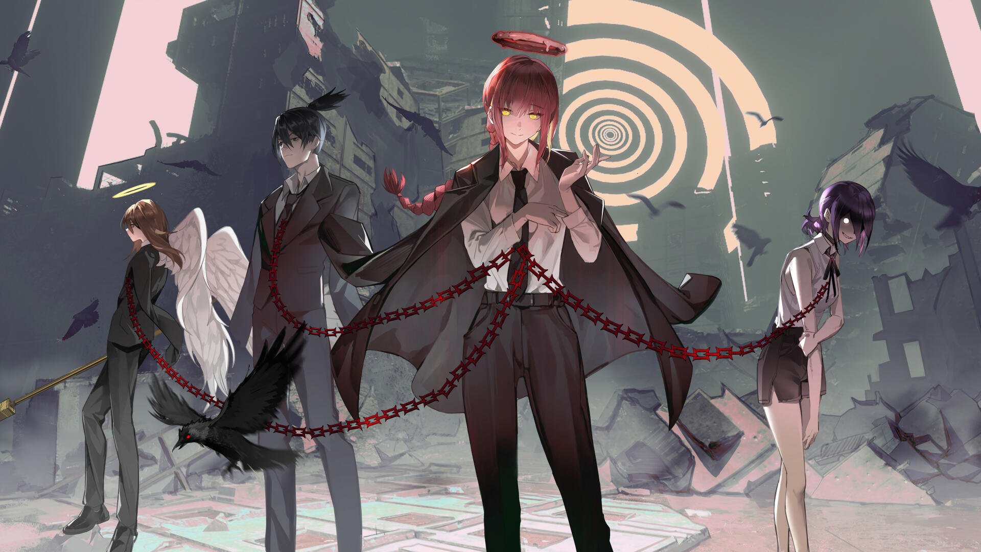 Chainsaw Man 8K: Demon Ensemble | Chainsaw Man UltraHD: Crimson Quartet