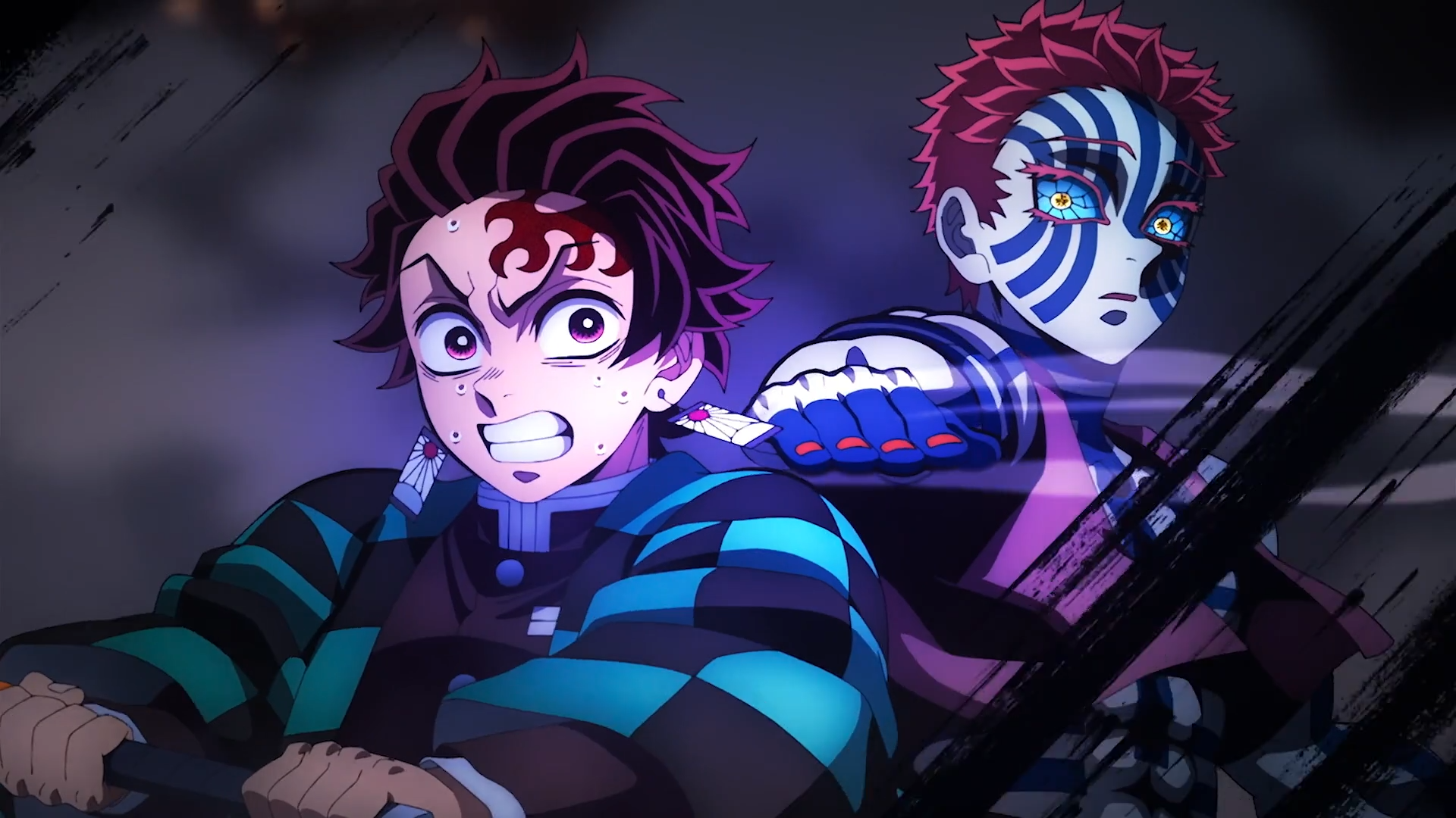 Tanjiro Kamado vs Akaza — Demon Slayer HD Wallpaper: Clash of Resolve ...