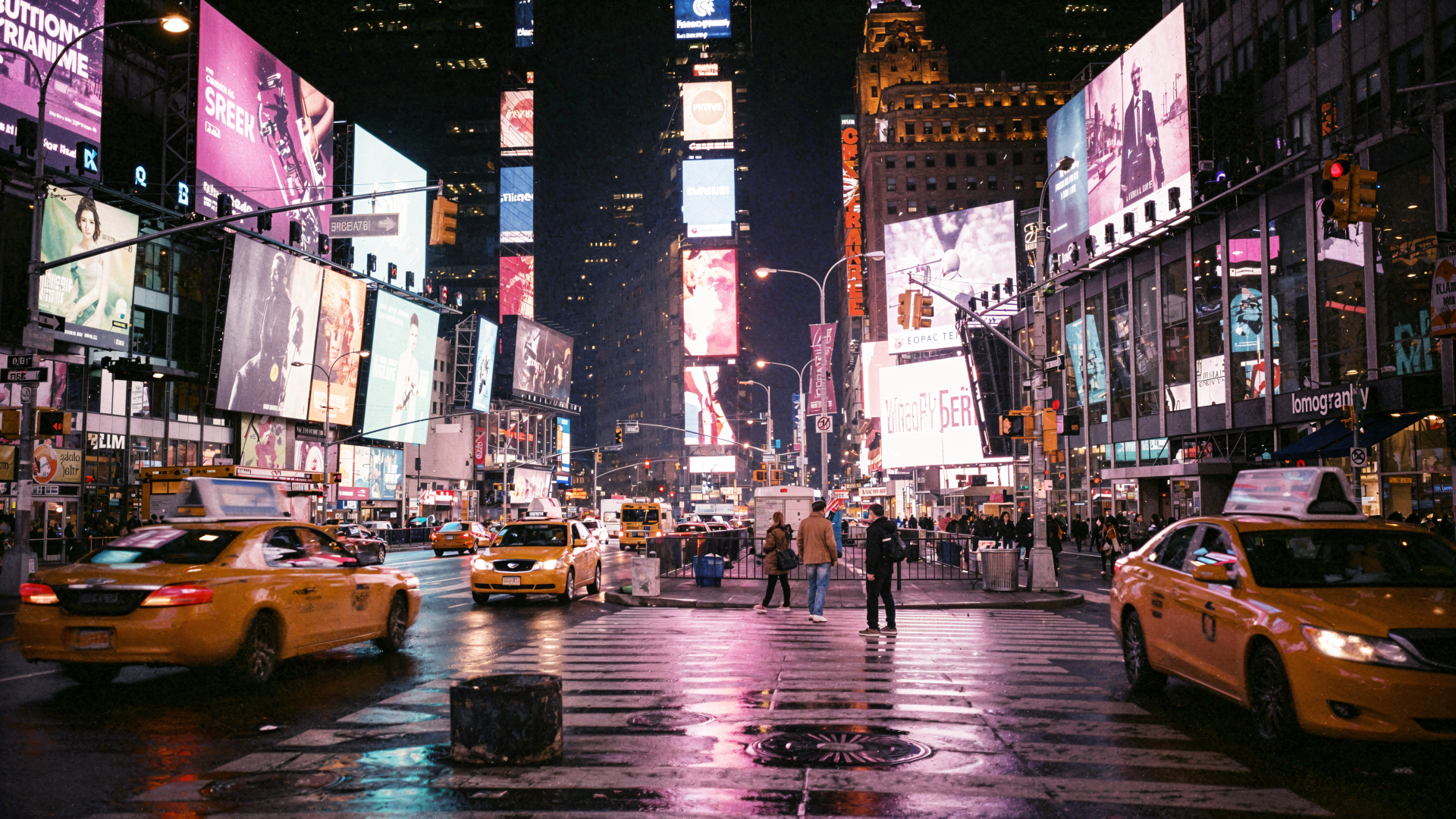Times Square 4K Ultra HD — Neon Nightscape by QuantumCurator