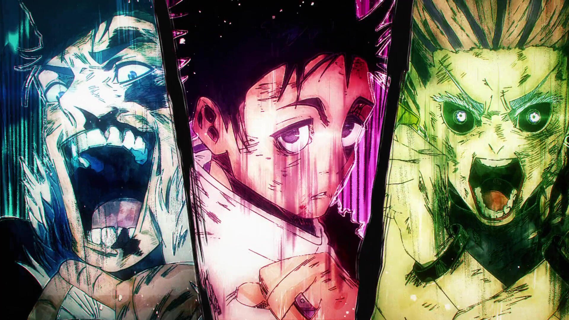 Jujutsu Kaisen HD Wallpaper — Cursed Trio Clash | 1920x1080 | Wallpaper ...