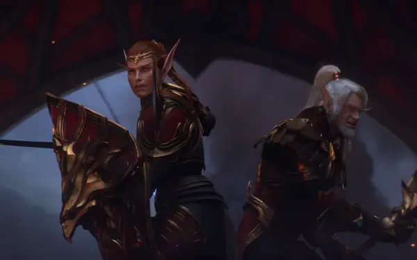 WoW Midnight: Night Elf 4K Ultra HD Wallpaper