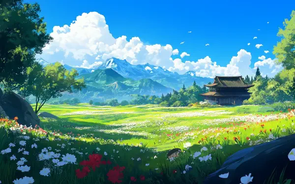 [420+] Anime Landscape Wallpapers