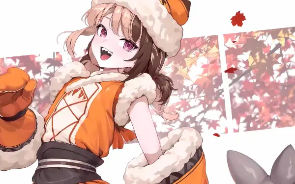 Orange Anime 4k Wallpapers