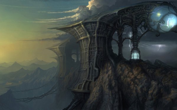 Sci Fi Building Wallpaper and Background Image | 1920x1068