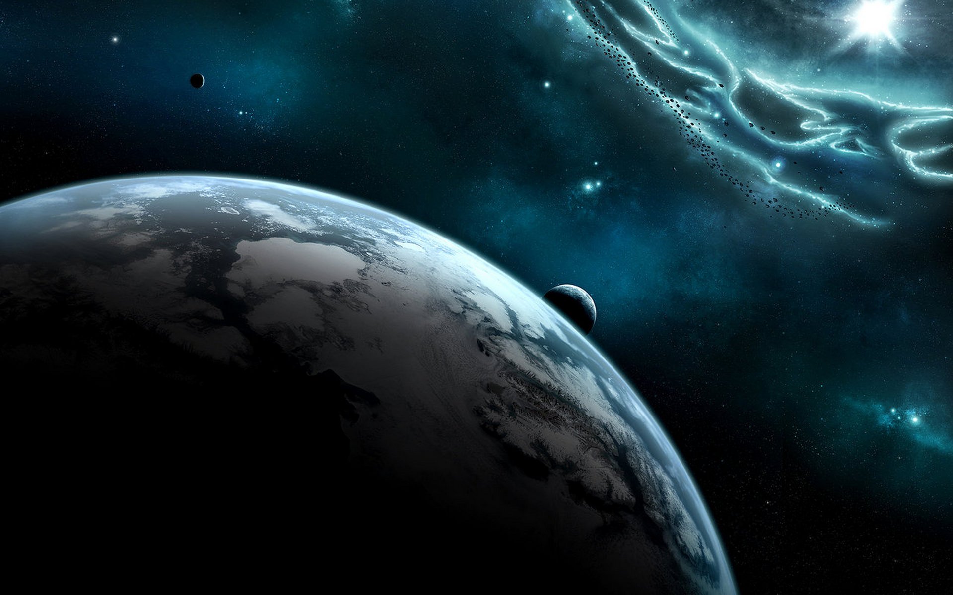 Download Sci Fi Planetscape HD Wallpaper