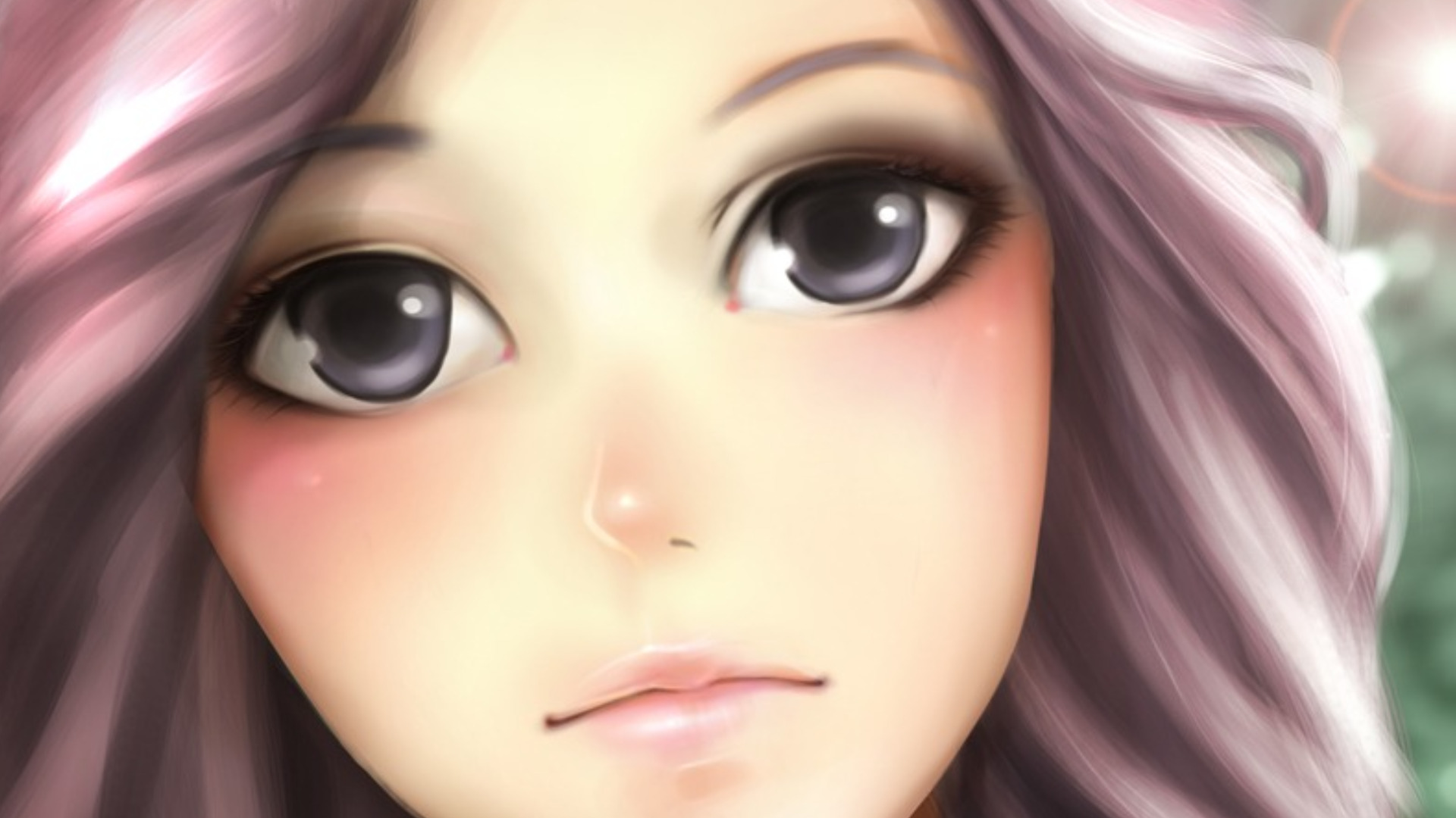 Wallpaper 1920x1080 Girl Make