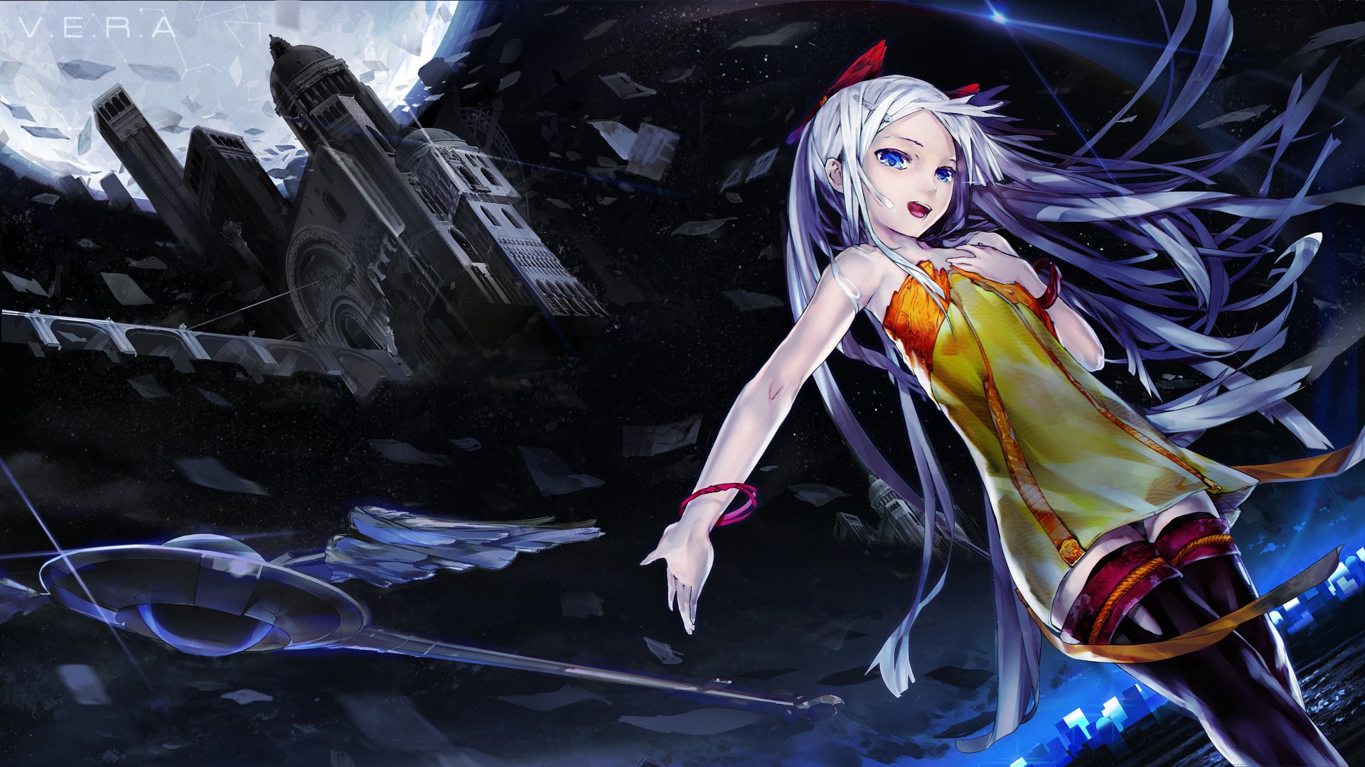 Original Anime HD Wallpaper: Cosmic Dreamscape by Dan·Evan