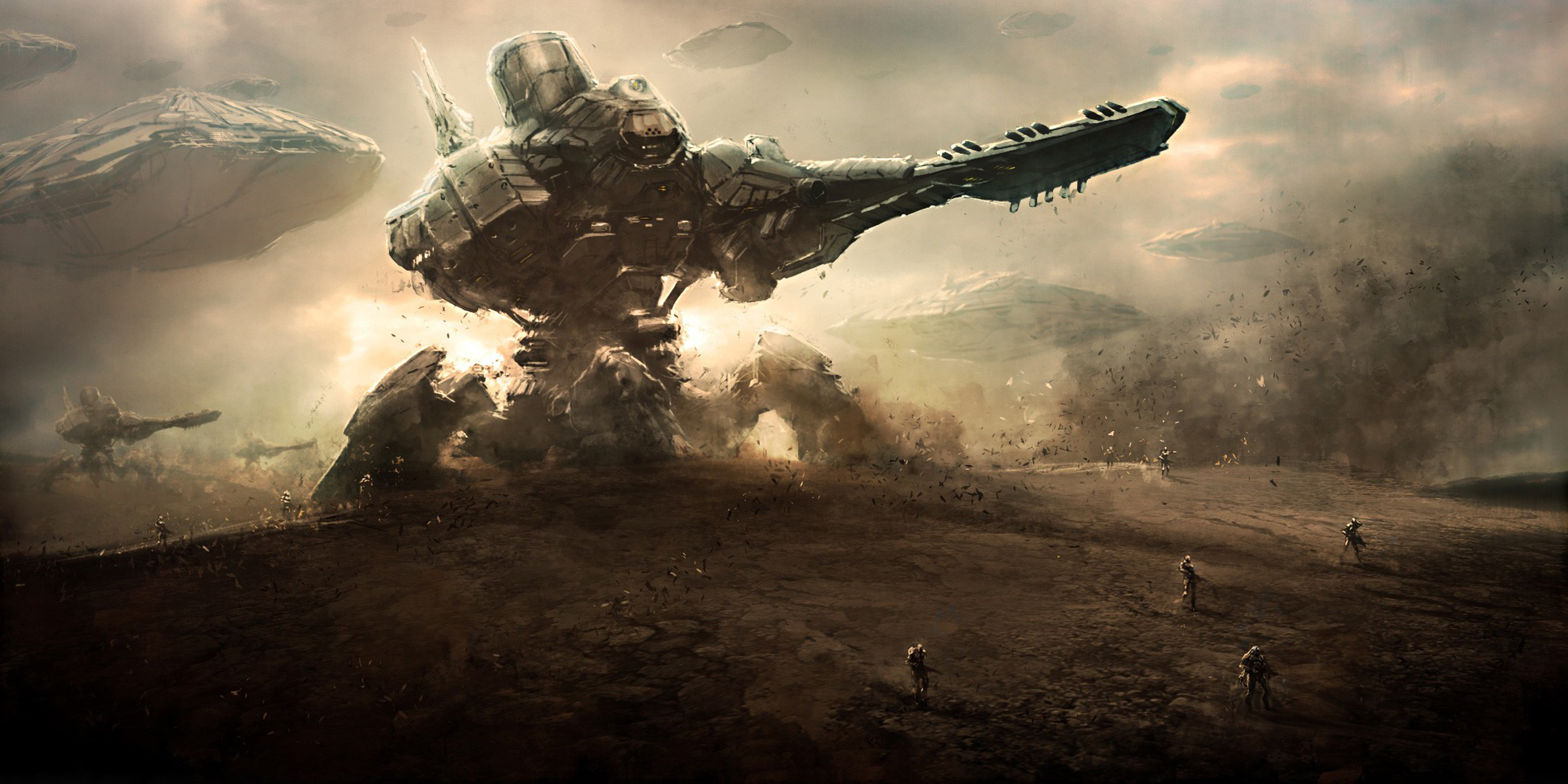 Epic Sci-Fi Robot HD Wallpaper Adventure