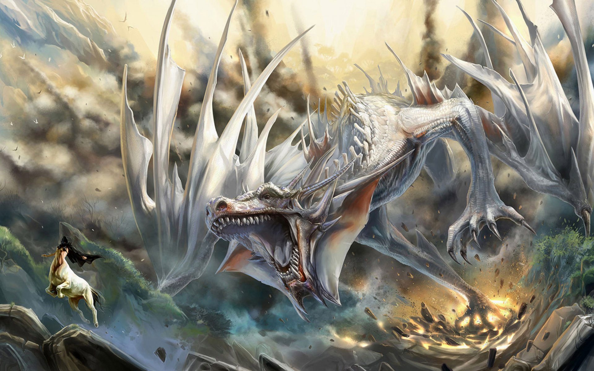 Download Fantasy Dragon HD Wallpaper