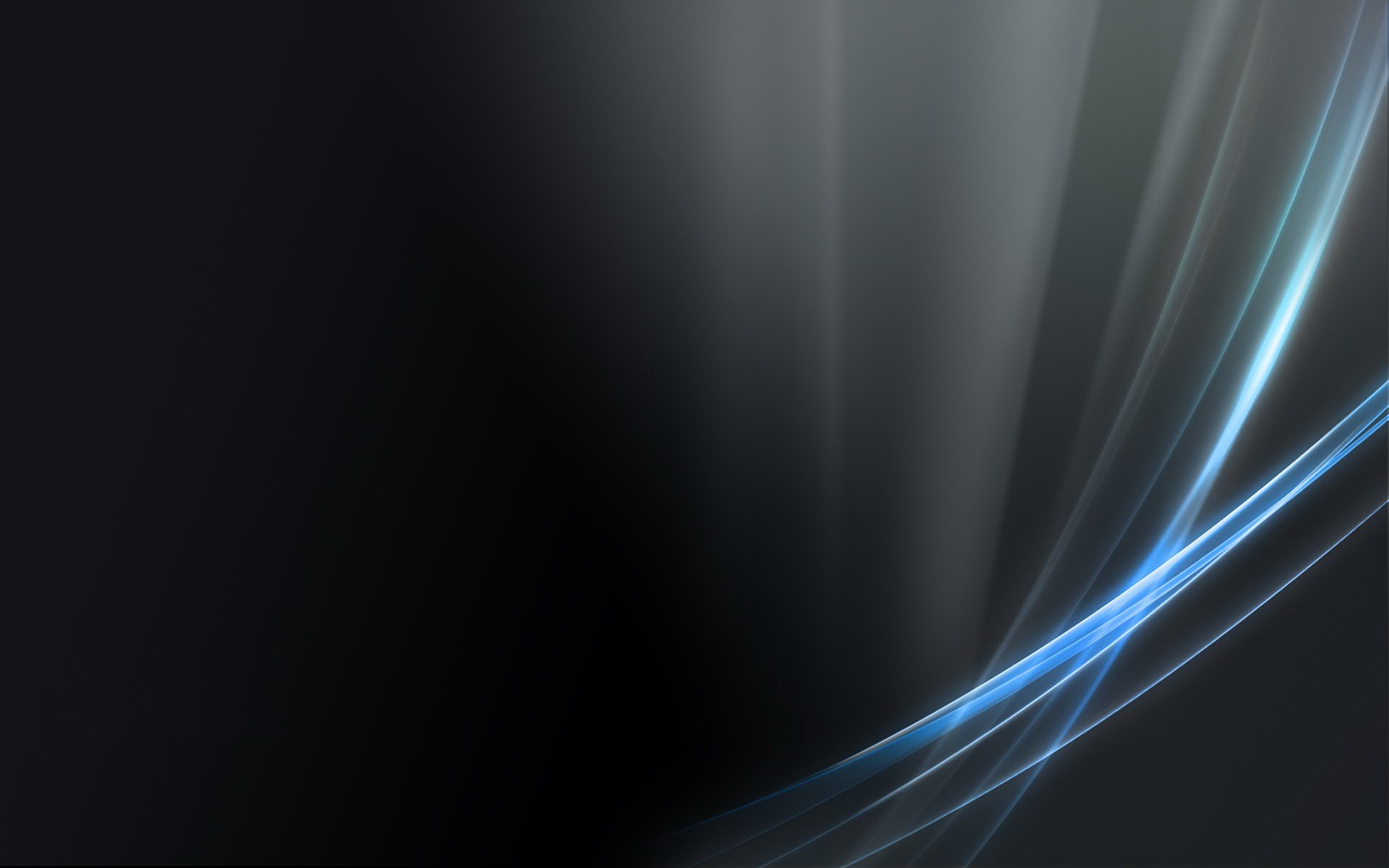 Luminous Blue Ribbons — Artistic HD Wallpaper