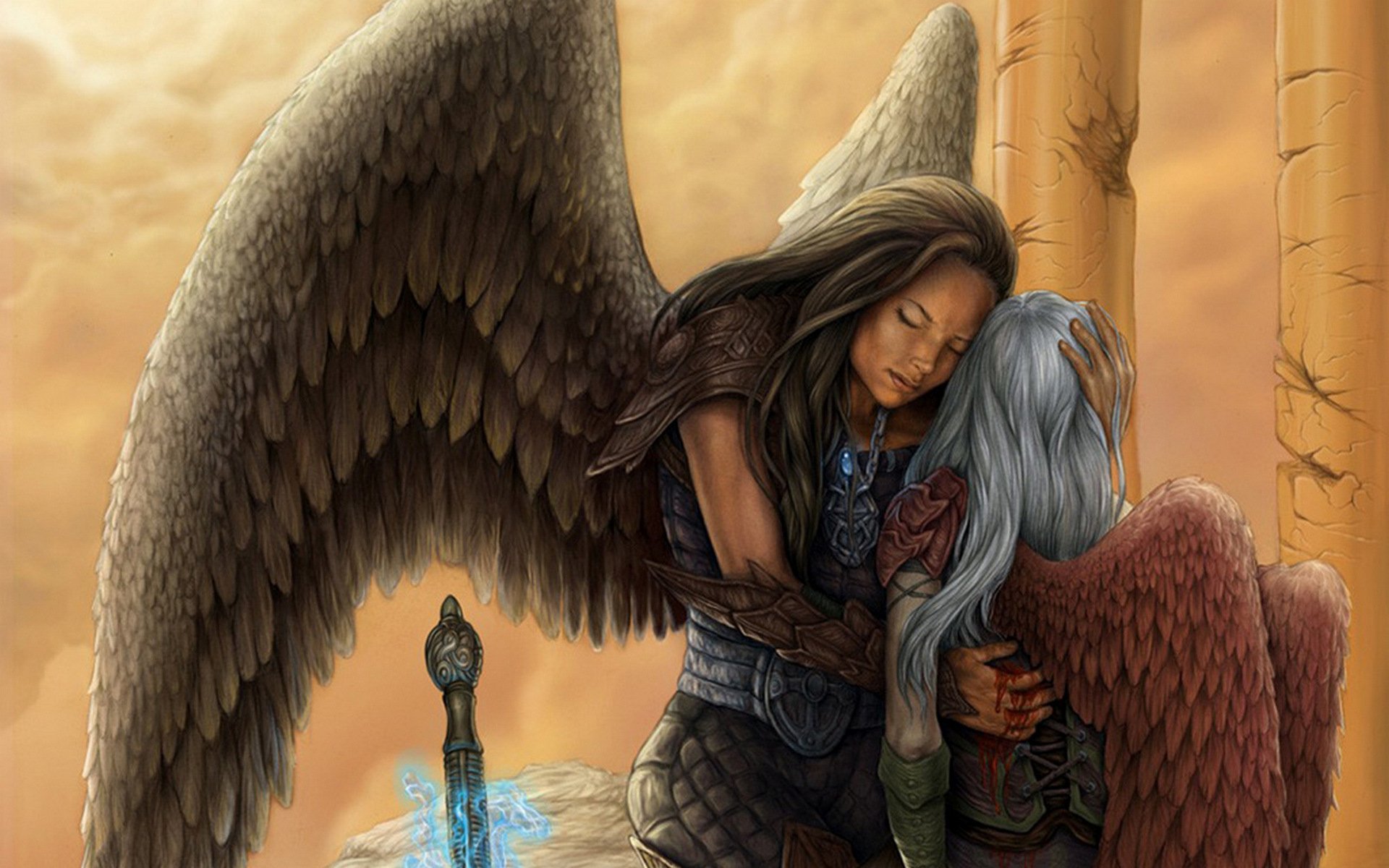 Download Fantasy Angel HD Wallpaper