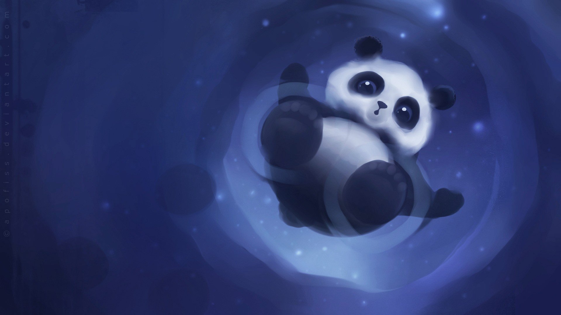 Dreamy Panda HD Wallpaper – Enchanting Animal Serenity by Apofiss