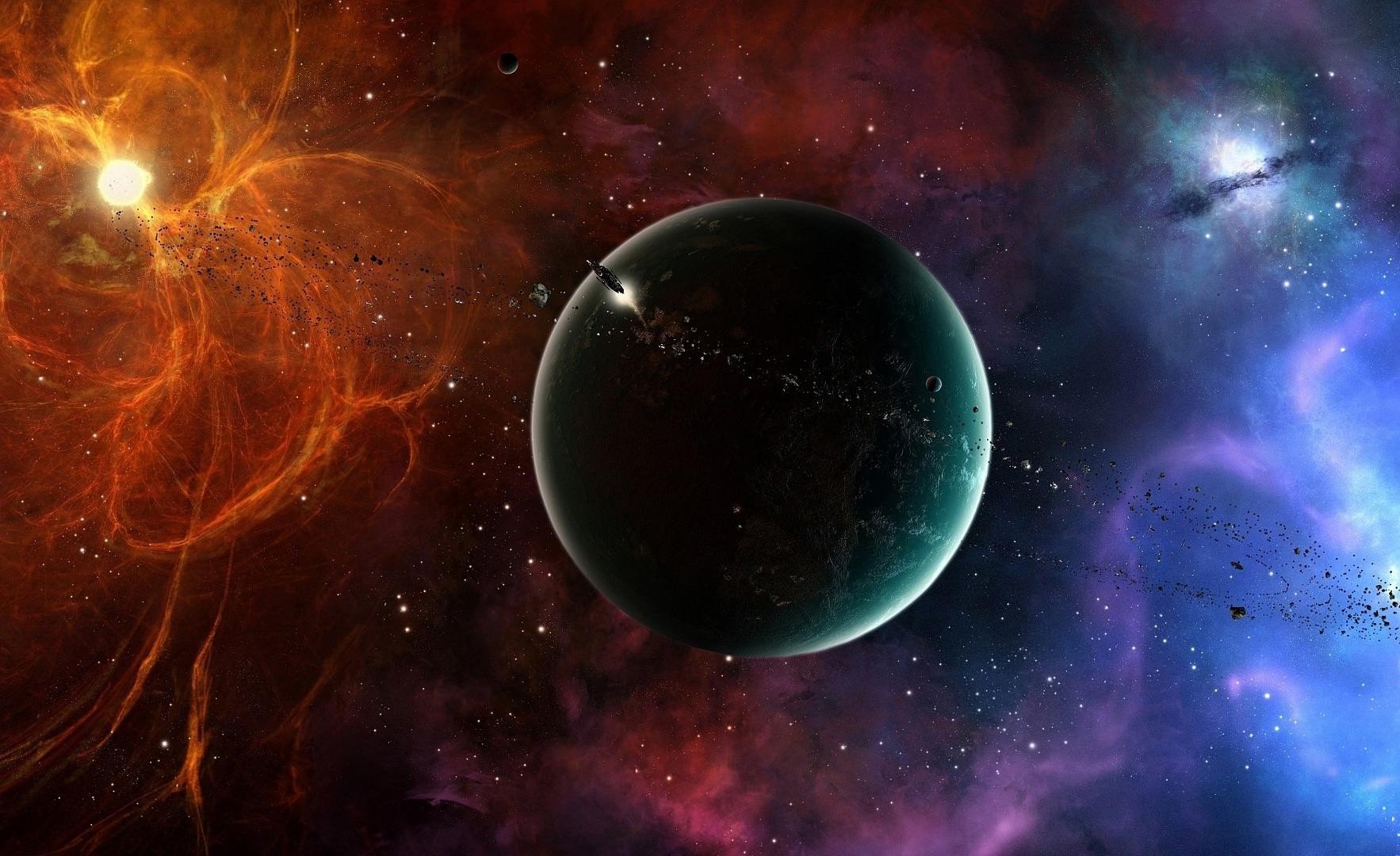Download Sci Fi Planet Wallpaper | 1766x1080 | Wallpaper Abyss