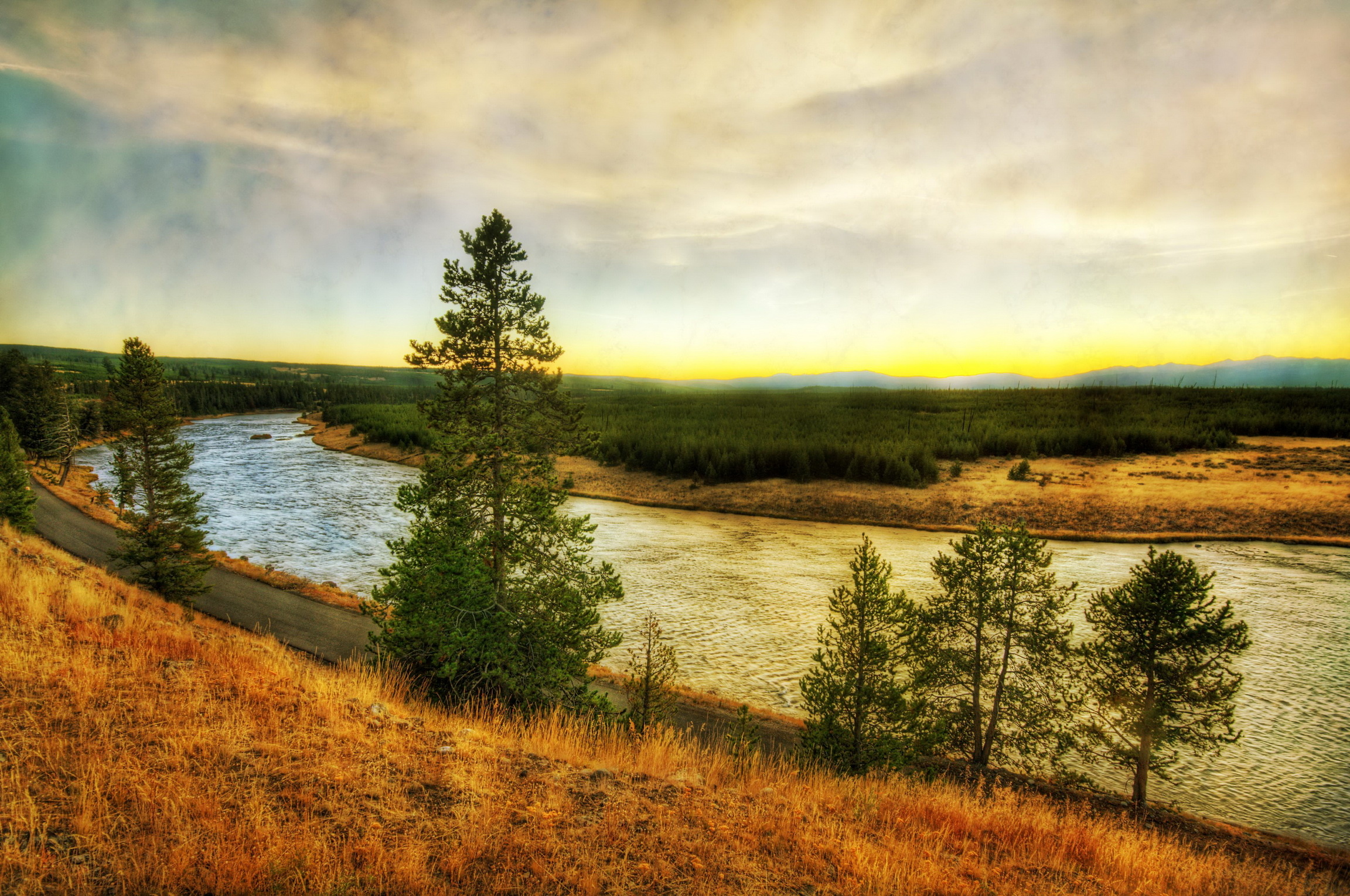 Nature River HD Wallpaper