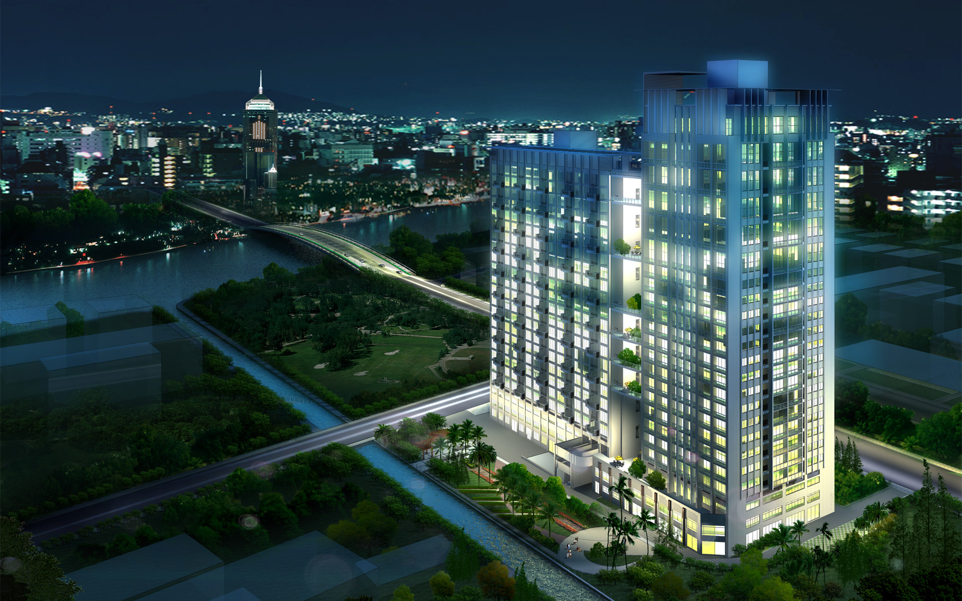 Download Artistic Building HD Wallpaper