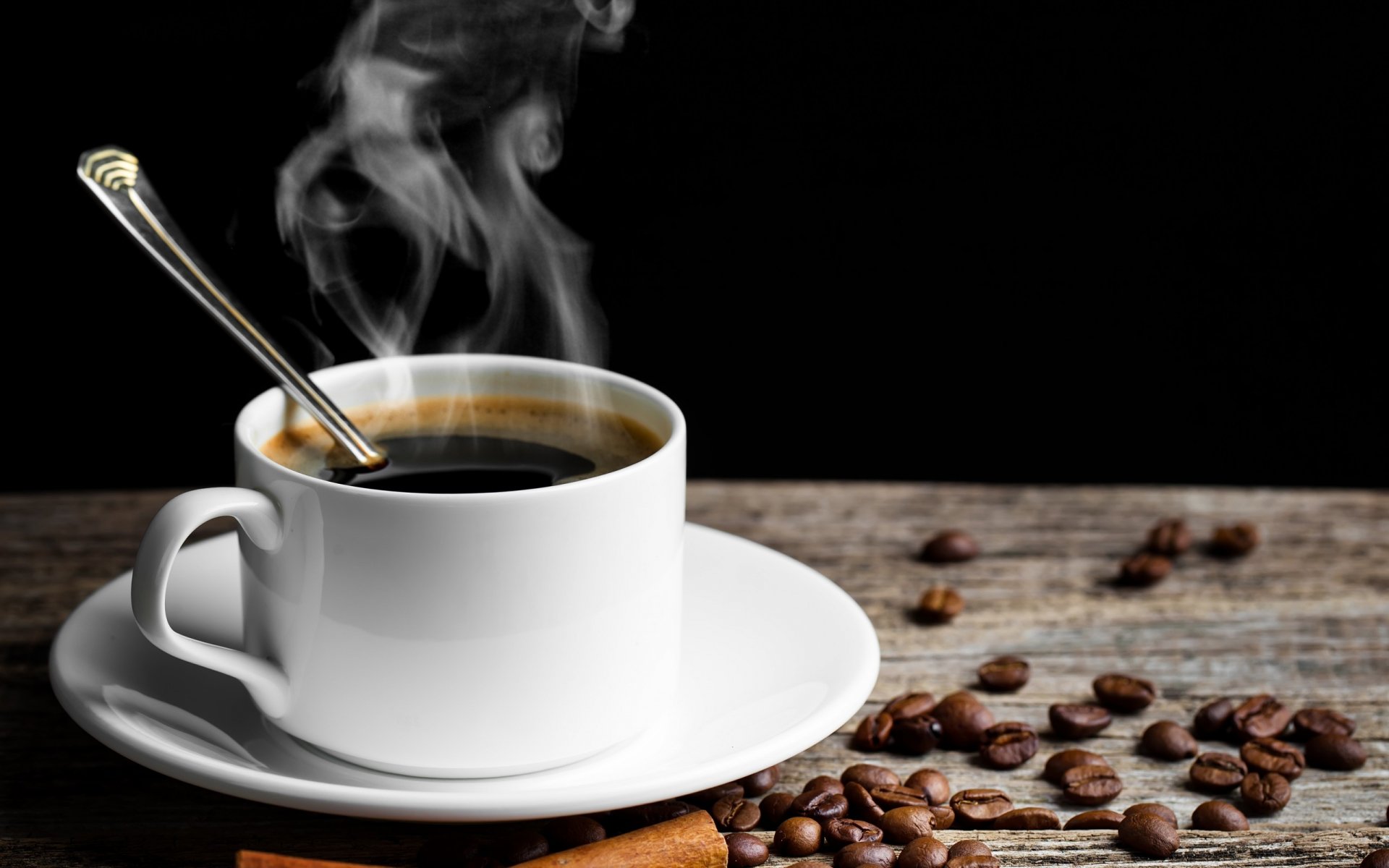 Steam-Rising Coffee — 2K Quad HD Wallpaper | 2560x1600 | Wallpaper Abyss
