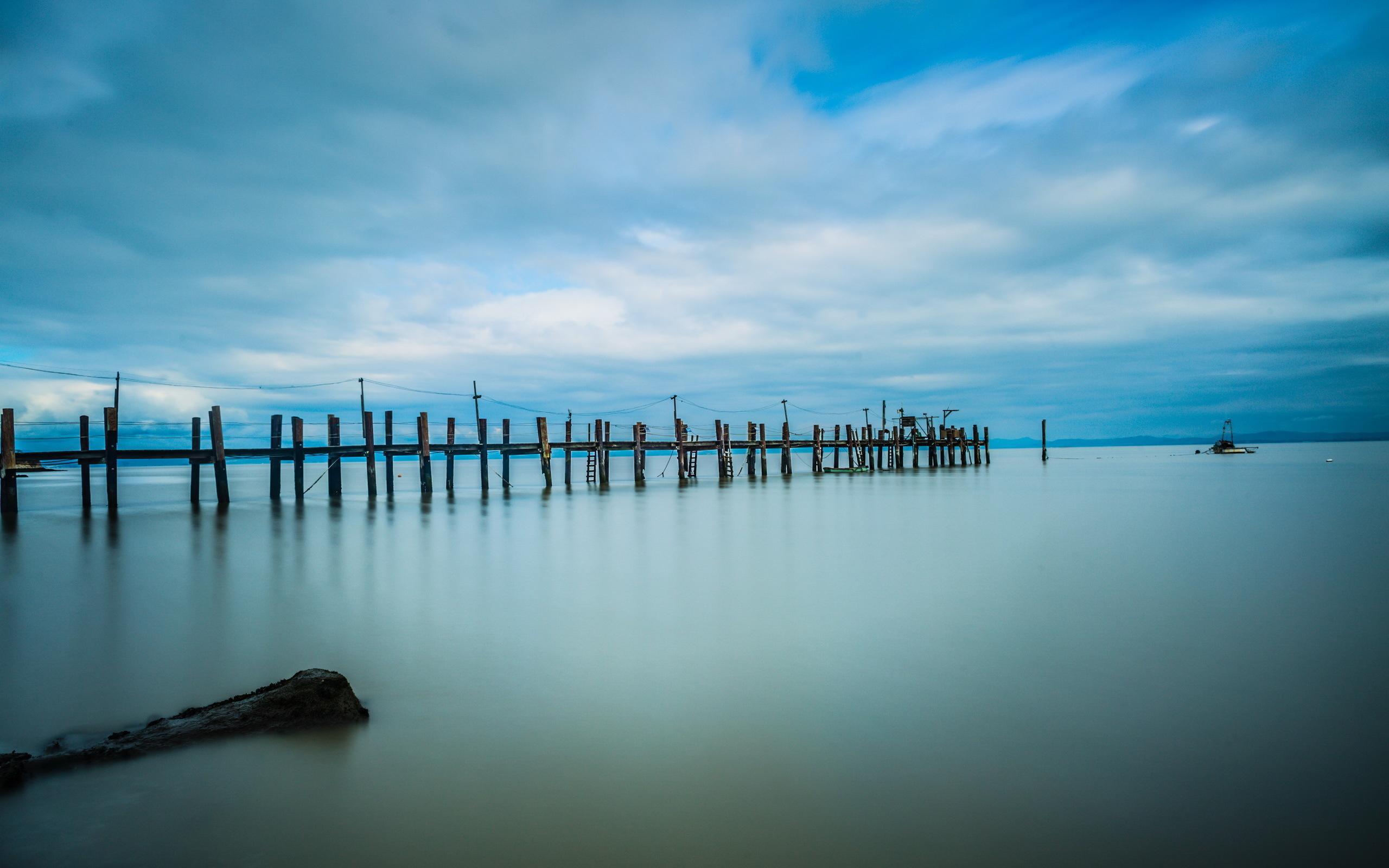 Download Man Made Pier HD Wallpaper