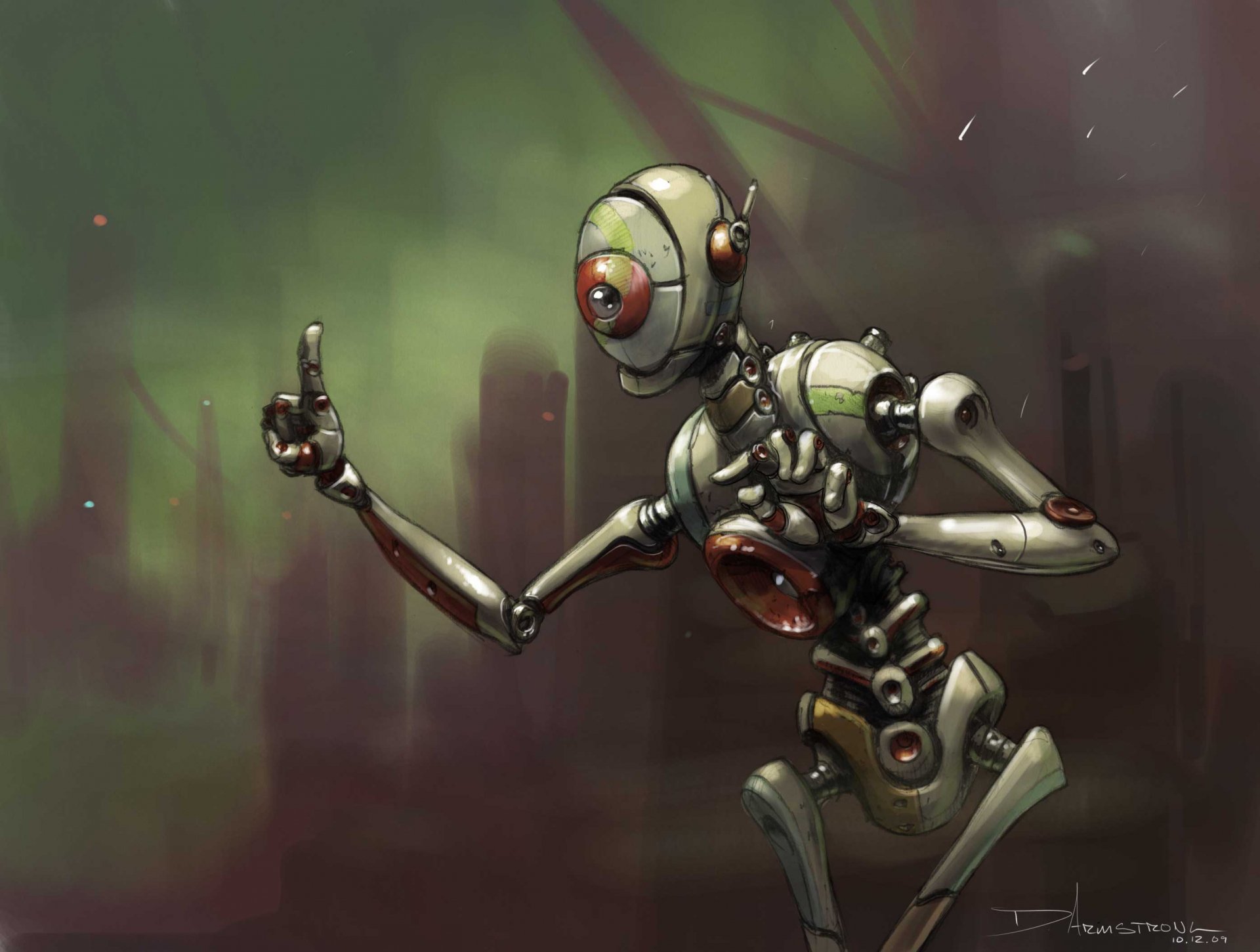 Download Sci Fi Robot HD Wallpaper