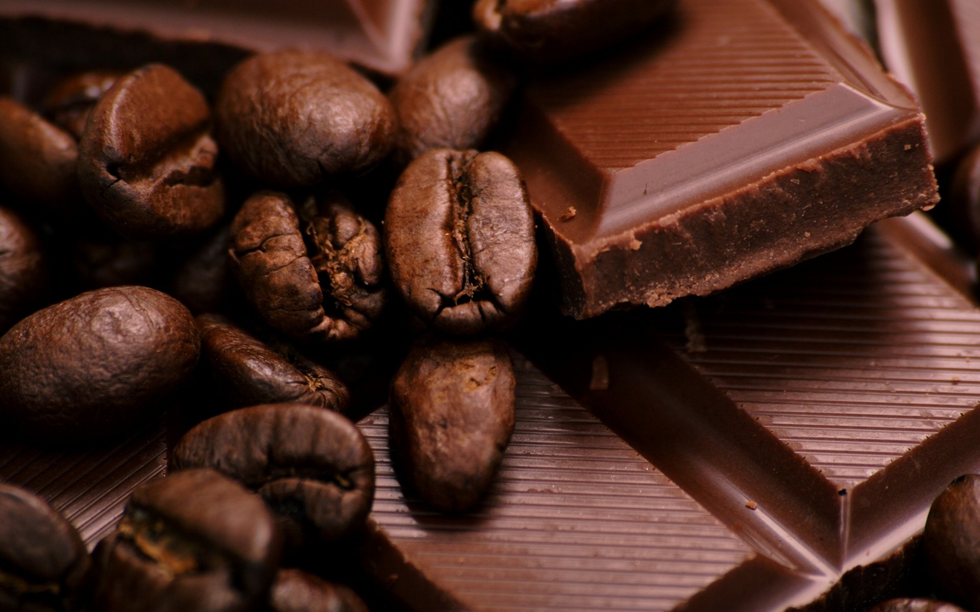 Decadent Chocolate & Coffee Beans HD Wallpaper Delight