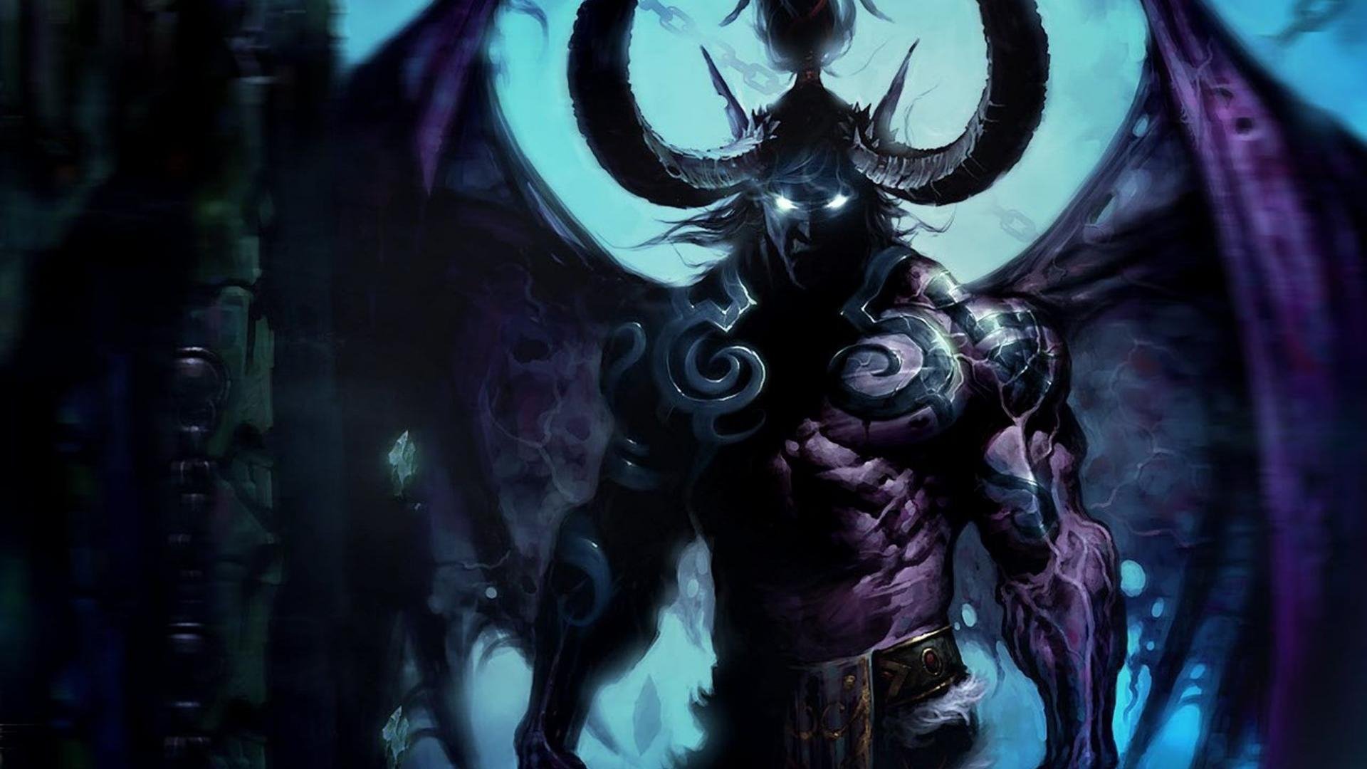 Illidan Stormrage HD Wallpaper from World of Warcraft