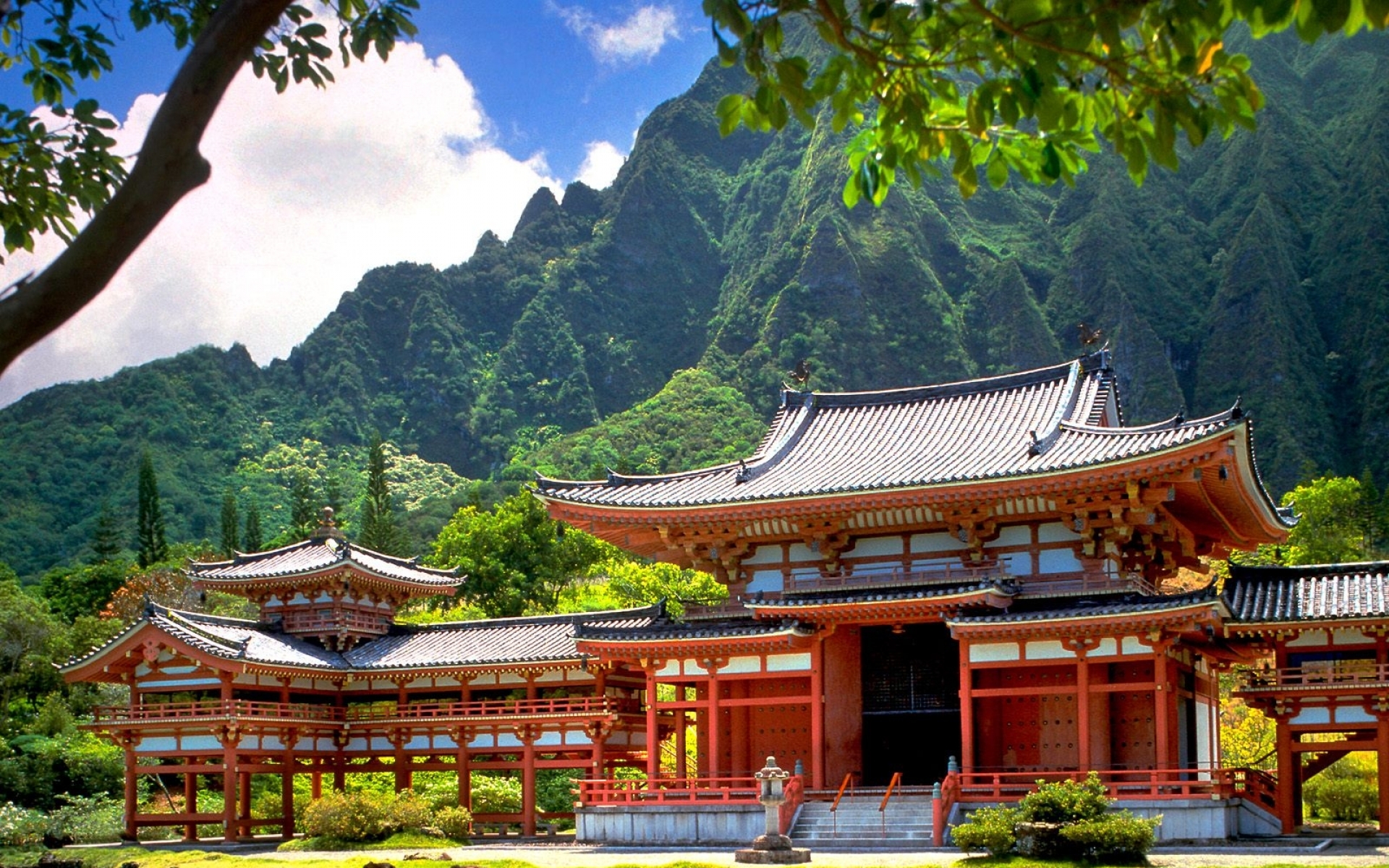 Download Religious Byodo-in Temple HD Wallpaper