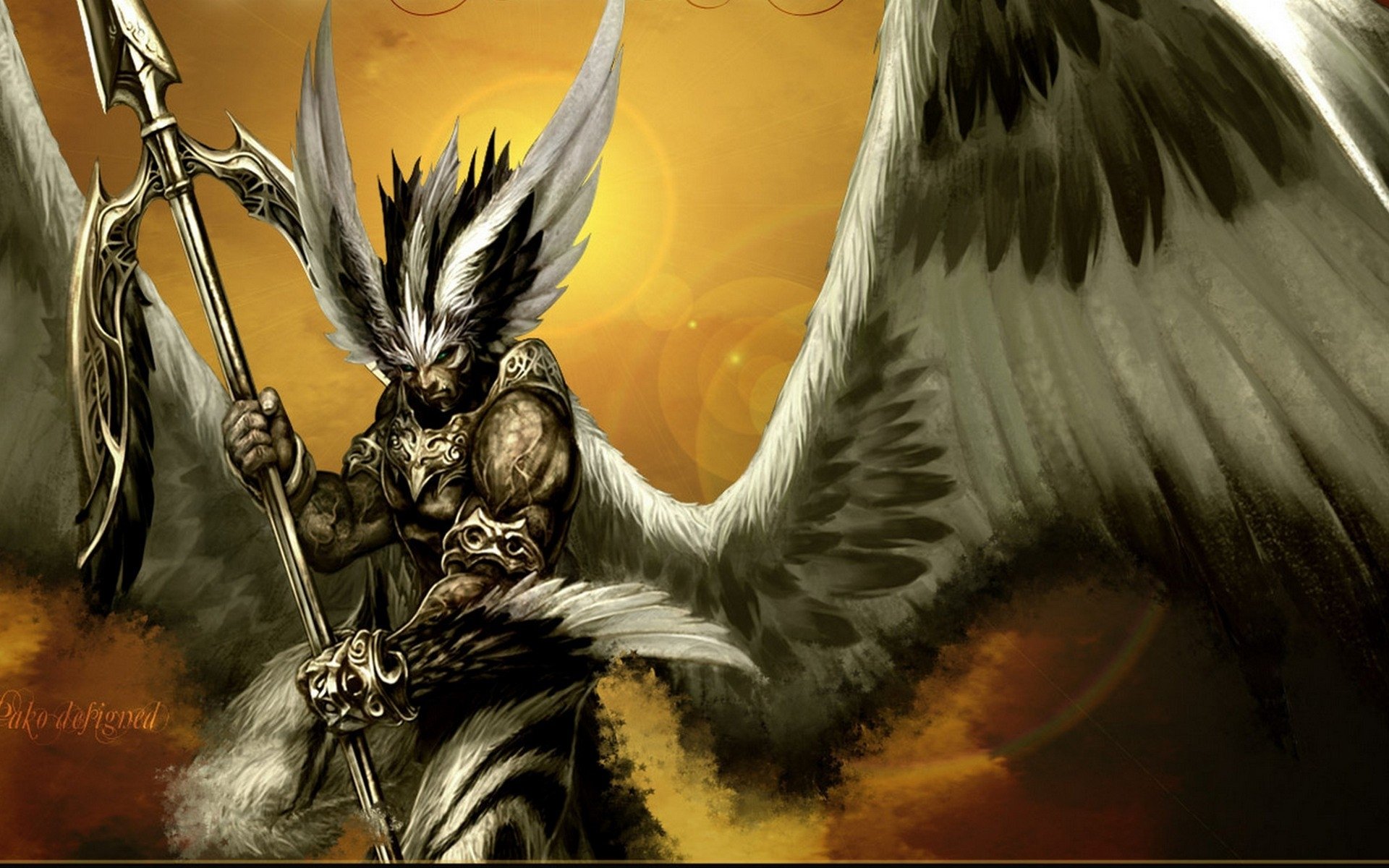 Epic Magic: The Gathering HD Wallpaper - Majestic Warrior