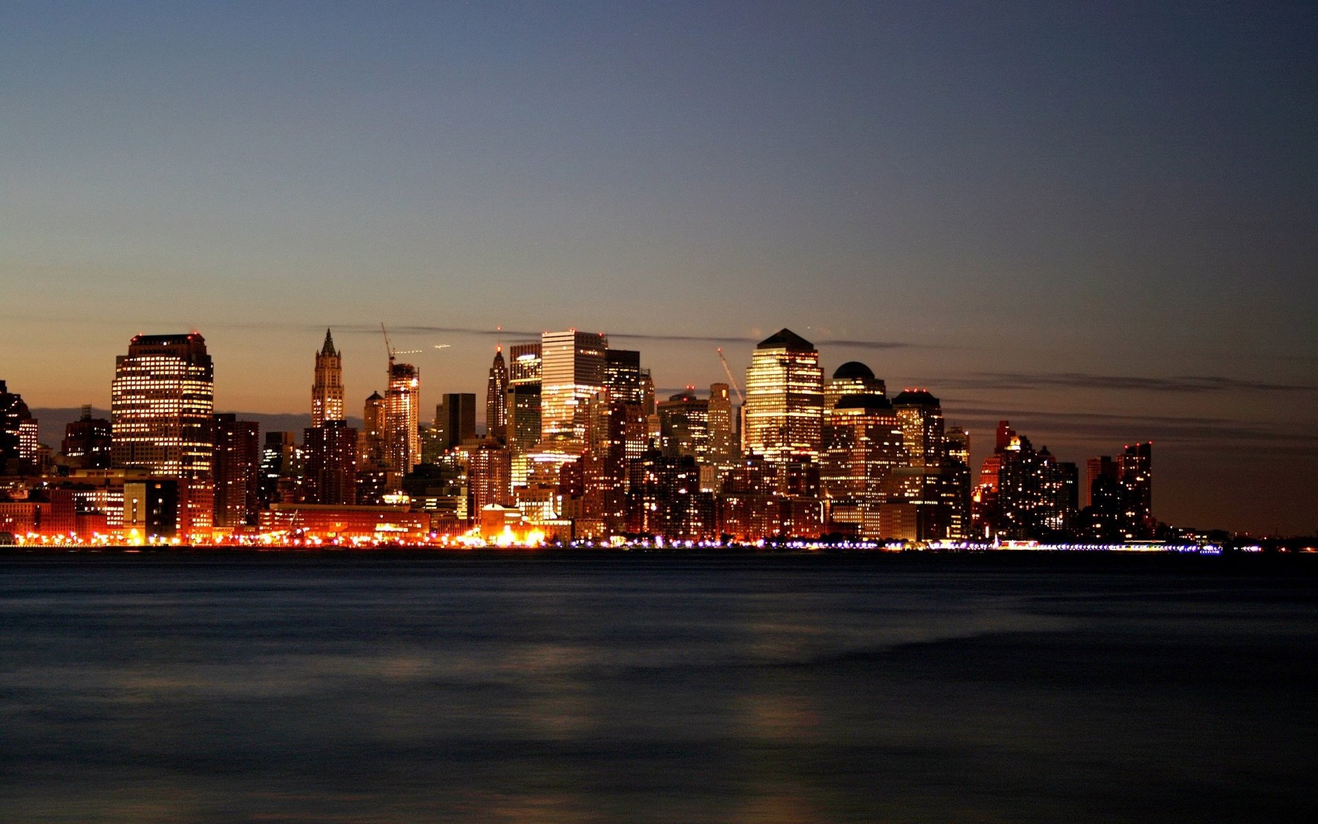 Download New York Man Made Manhattan HD Wallpaper