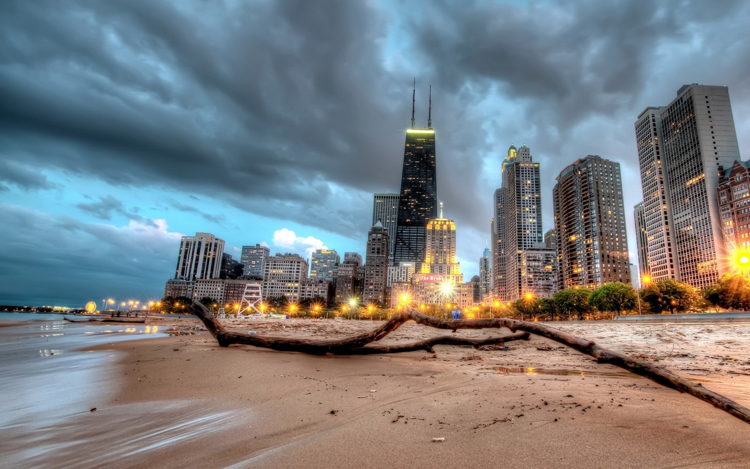 Download Man Made Chicago HD Wallpaper