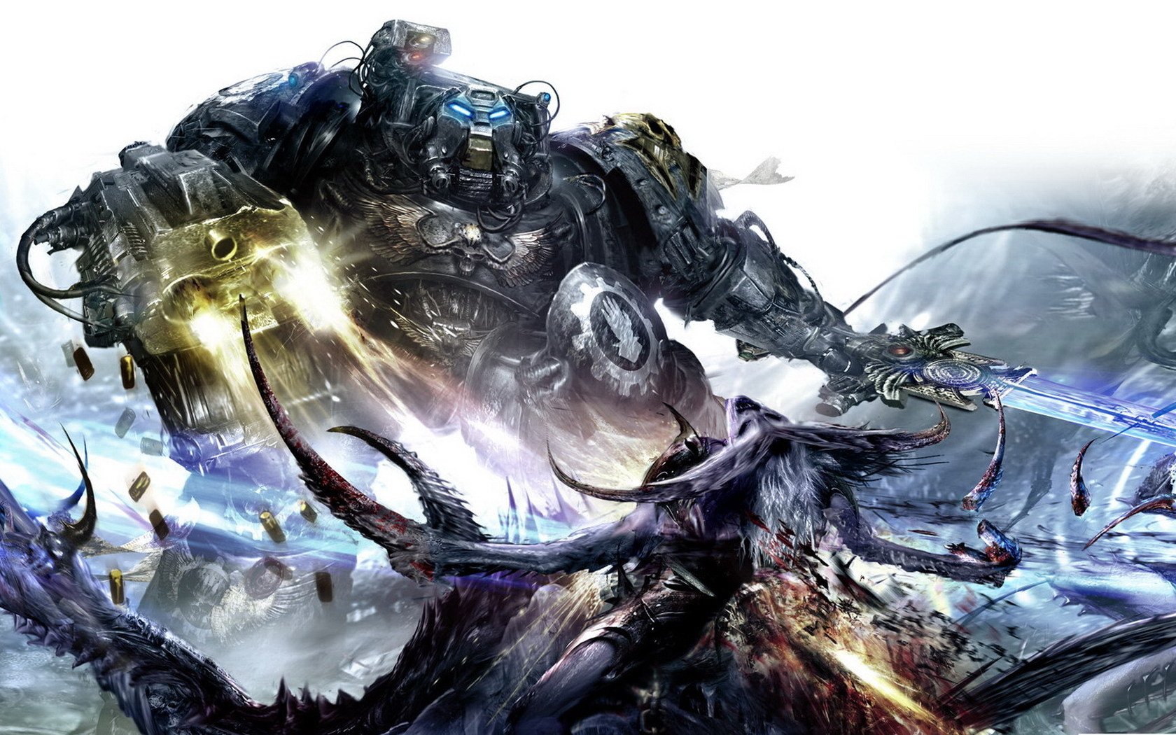 Iron Hands vs Slaanesh: Wrath of Iron Terminators | Warhammer 40K Sci ...