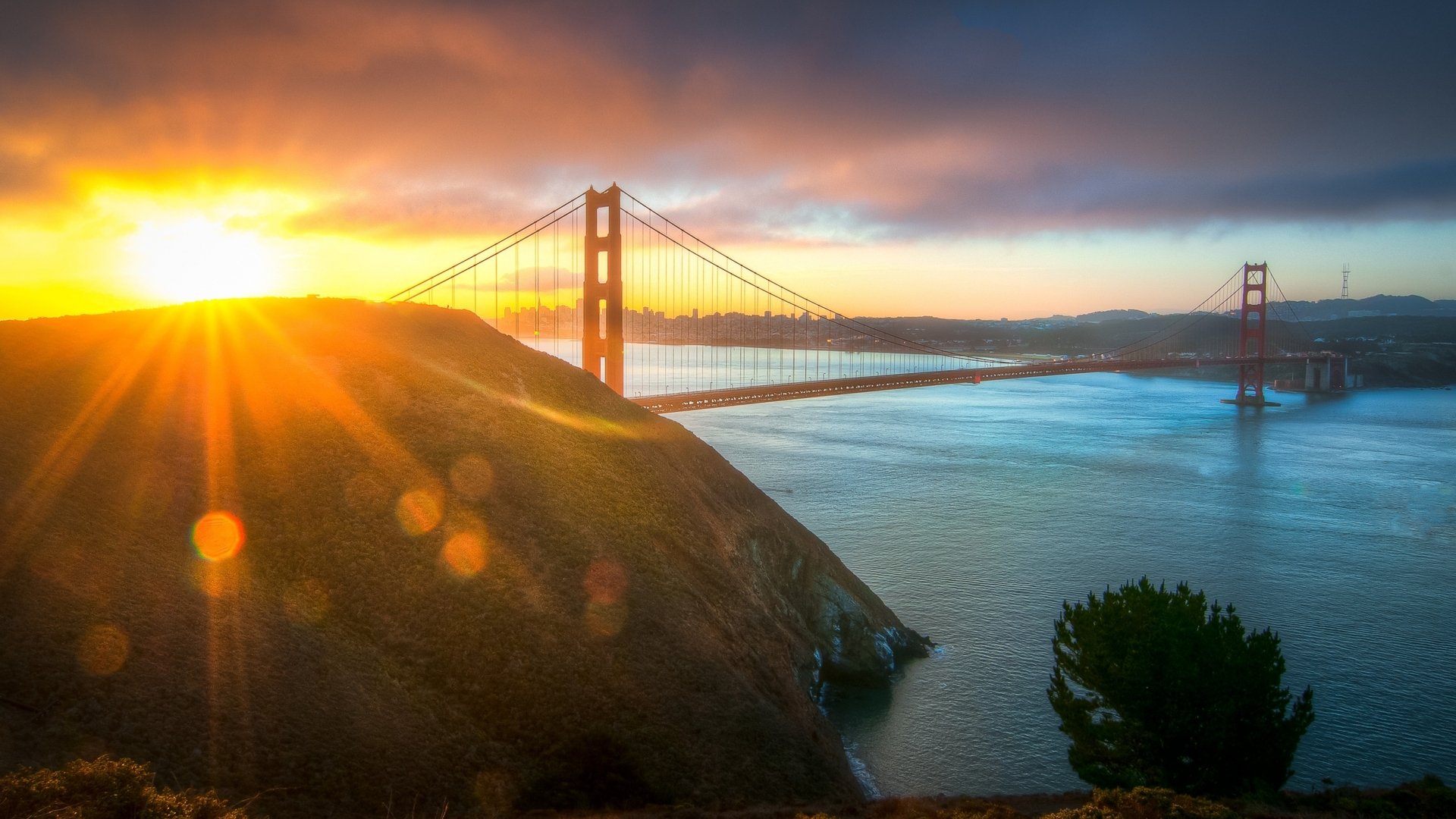 Download Man Made Golden Gate Bridge HD Wallpaper | 1920x1080 ...