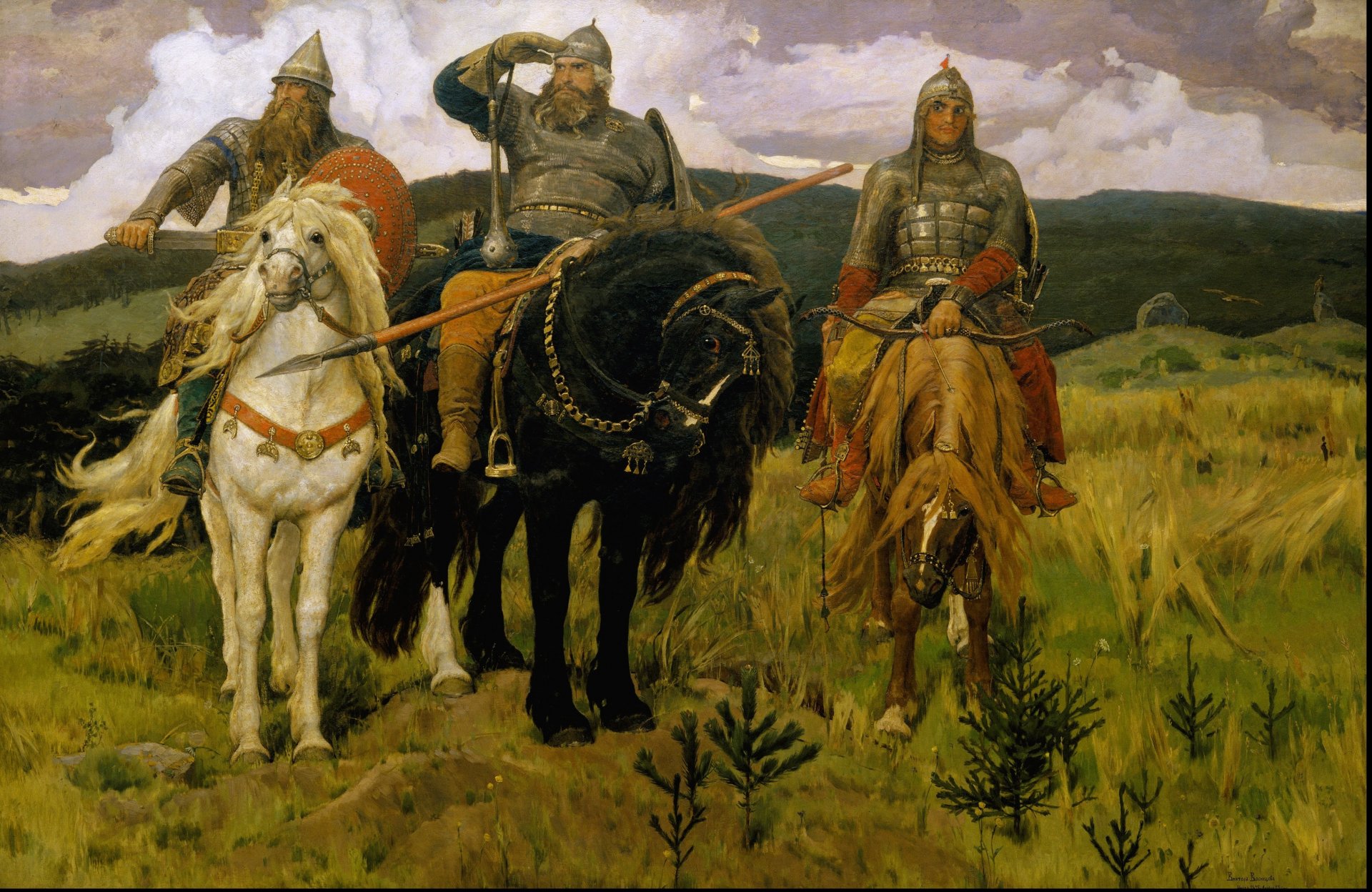 Steppe Sentinels — 4K Ultra HD Artistic Painting Wallpaper | 4016x2610 ...