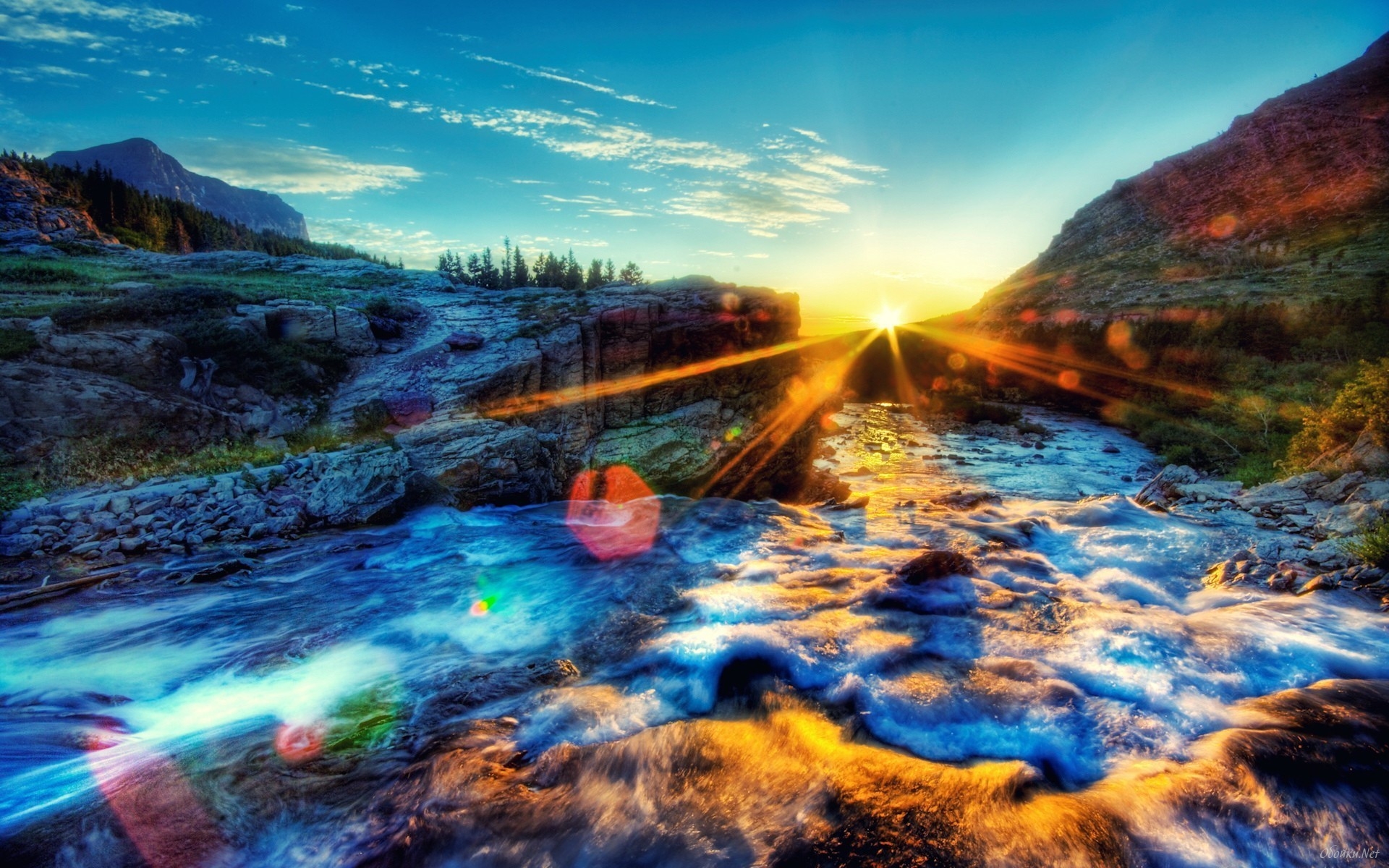 Sunbeam Serenity: Stunning HD Nature Wallpaper