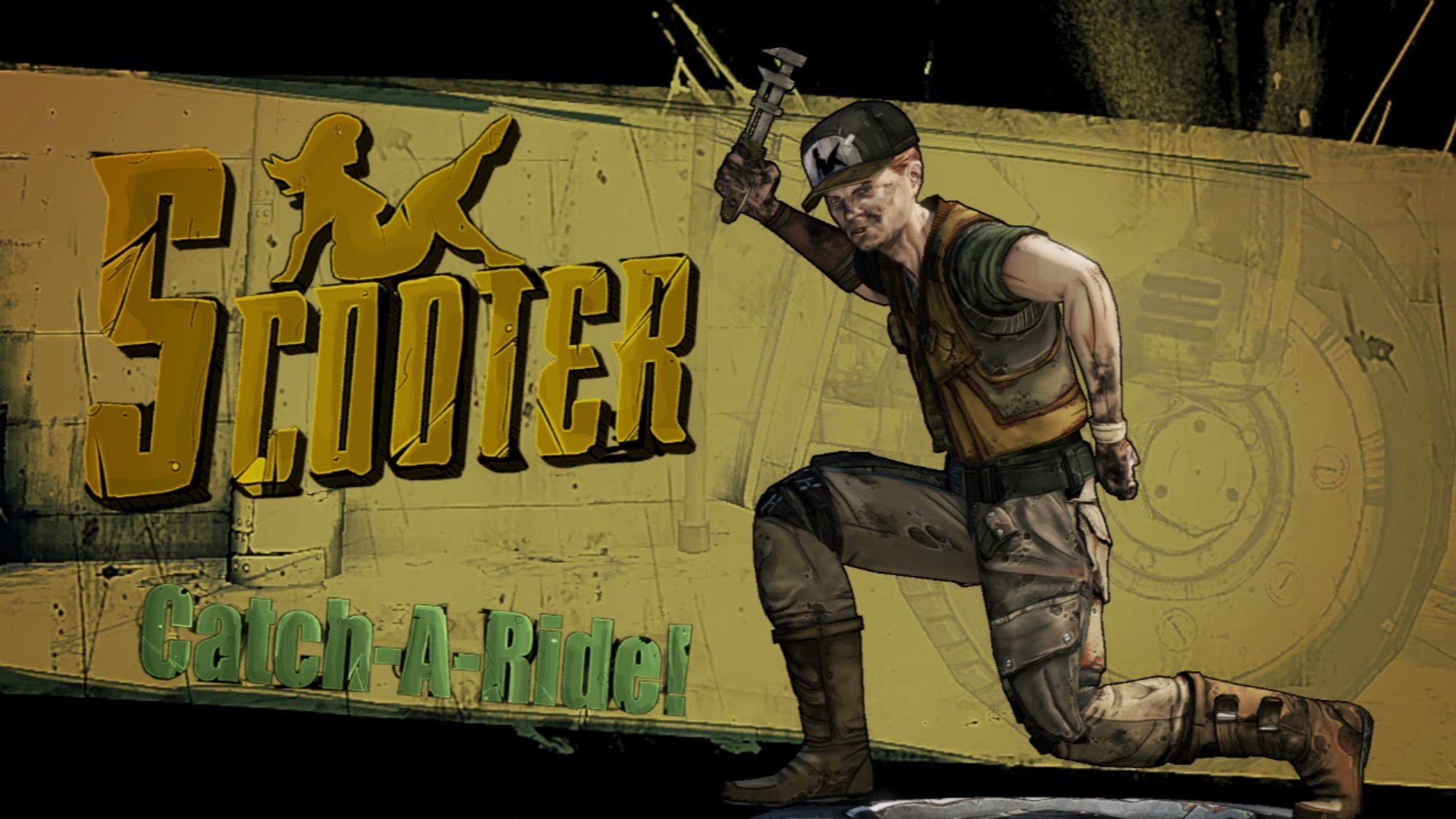 Borderlands 2 HD Wallpaper: Scooter Catch A Ride Edition | 1920x1080 ...