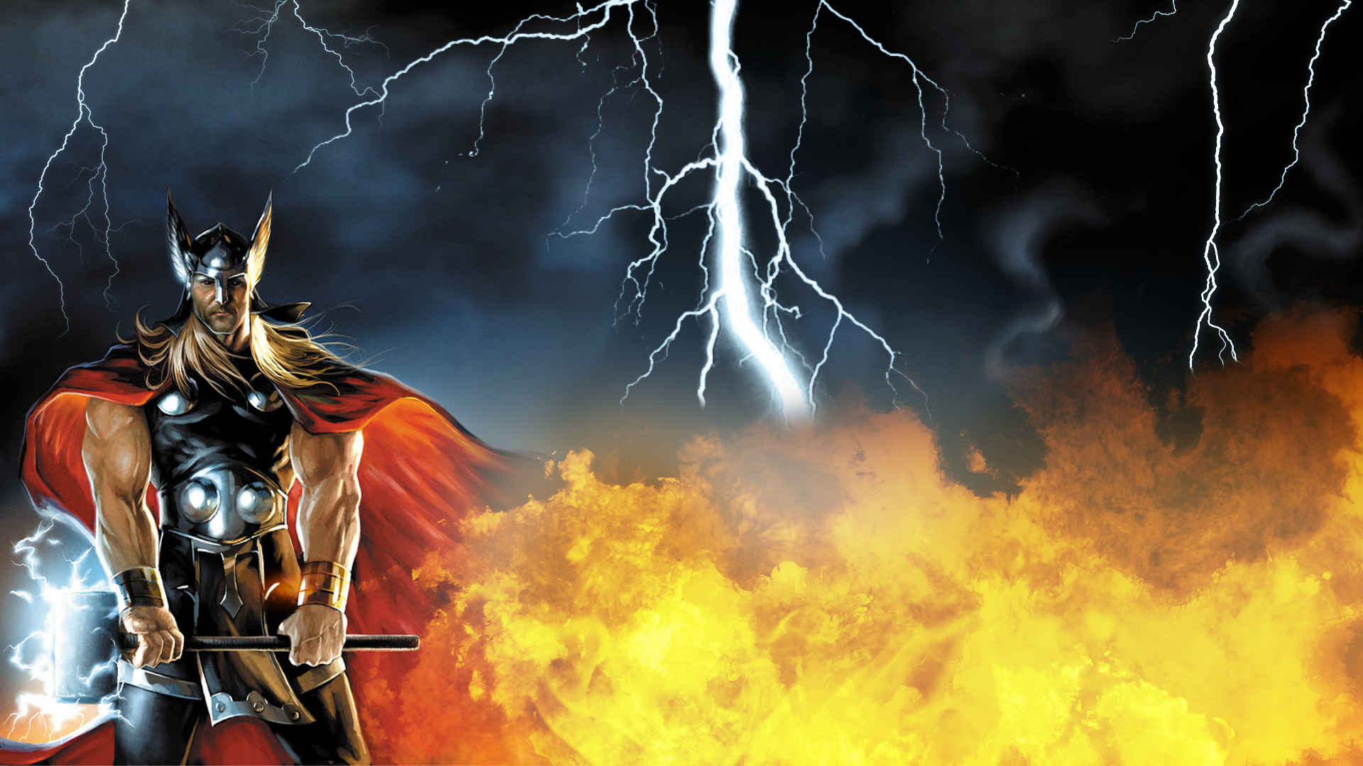 Download Comic Thor HD Wallpaper