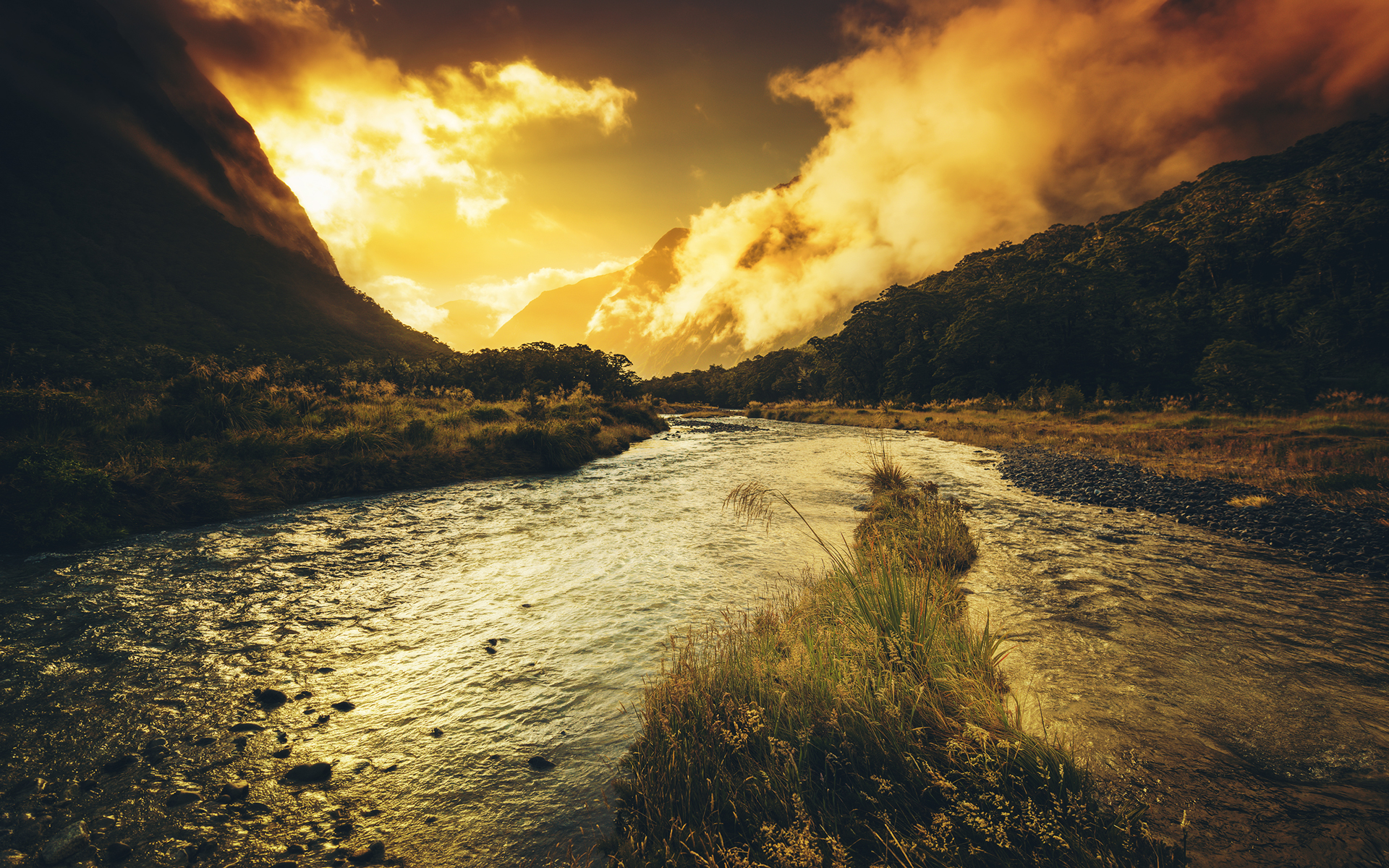 Download Nature River HD Wallpaper