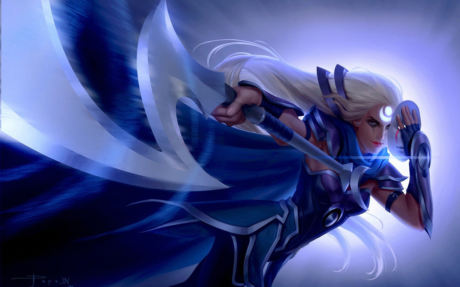 Download Diana (League Of Legends) Video Game League Of Legends HD Wallpaper by Pepe Delgado Navarro