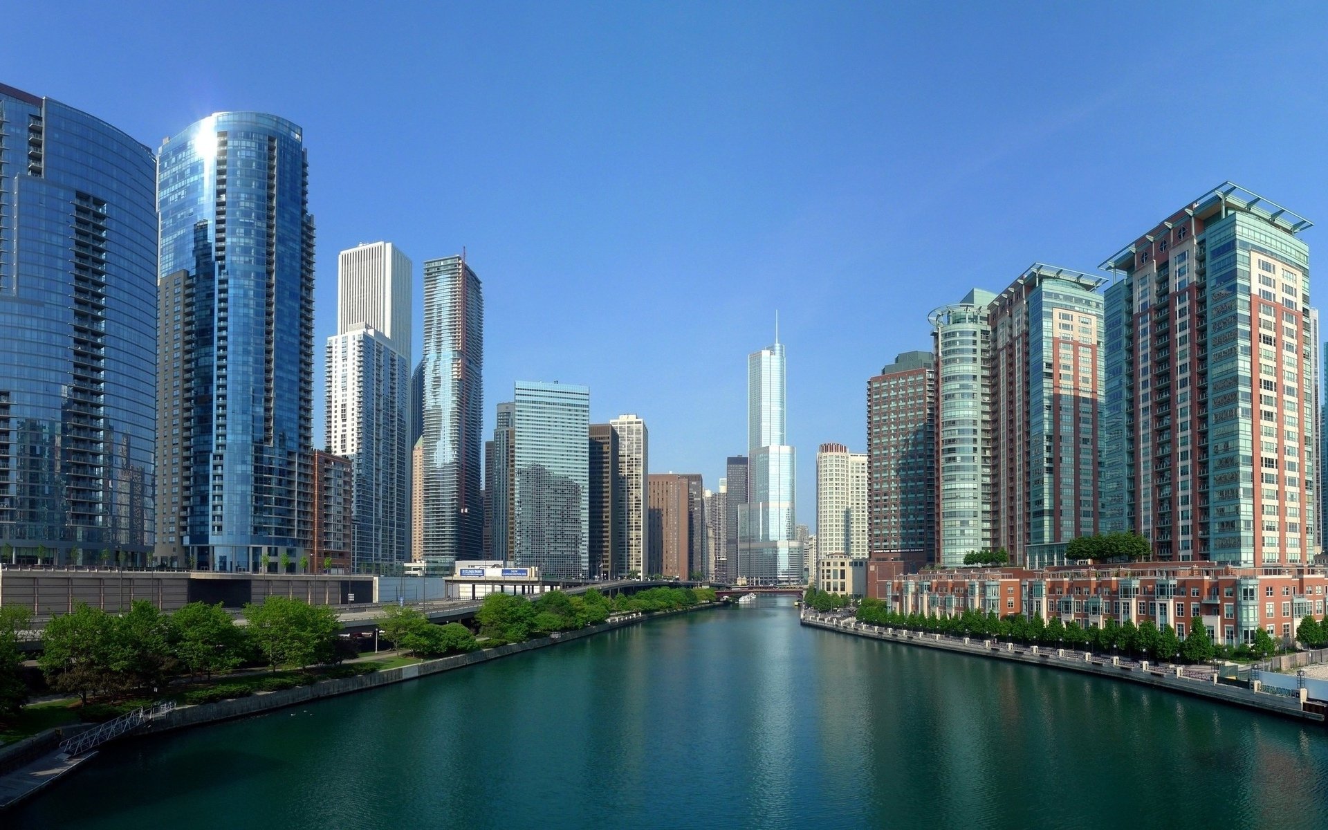 Man Made Chicago HD Wallpaper