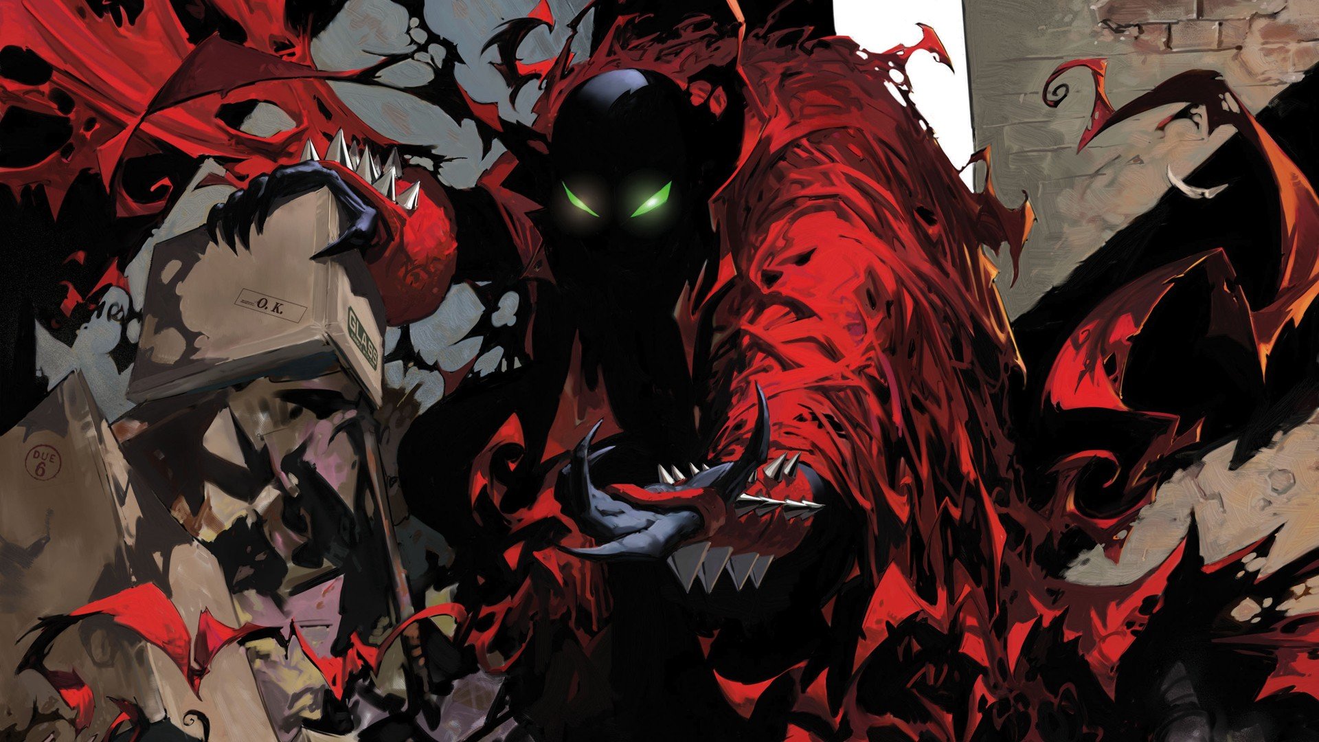 HD Comic Spawn Wallpaper: Dark Power Unleashed