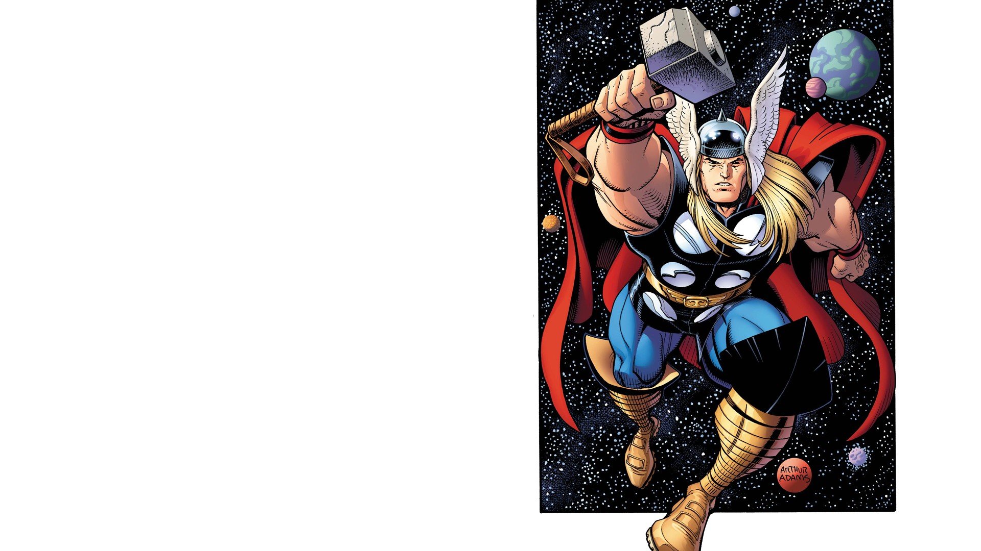 Thor: Cosmic Hammer / Mjolnir Over Cosmos / Asgardian Skyfall ...