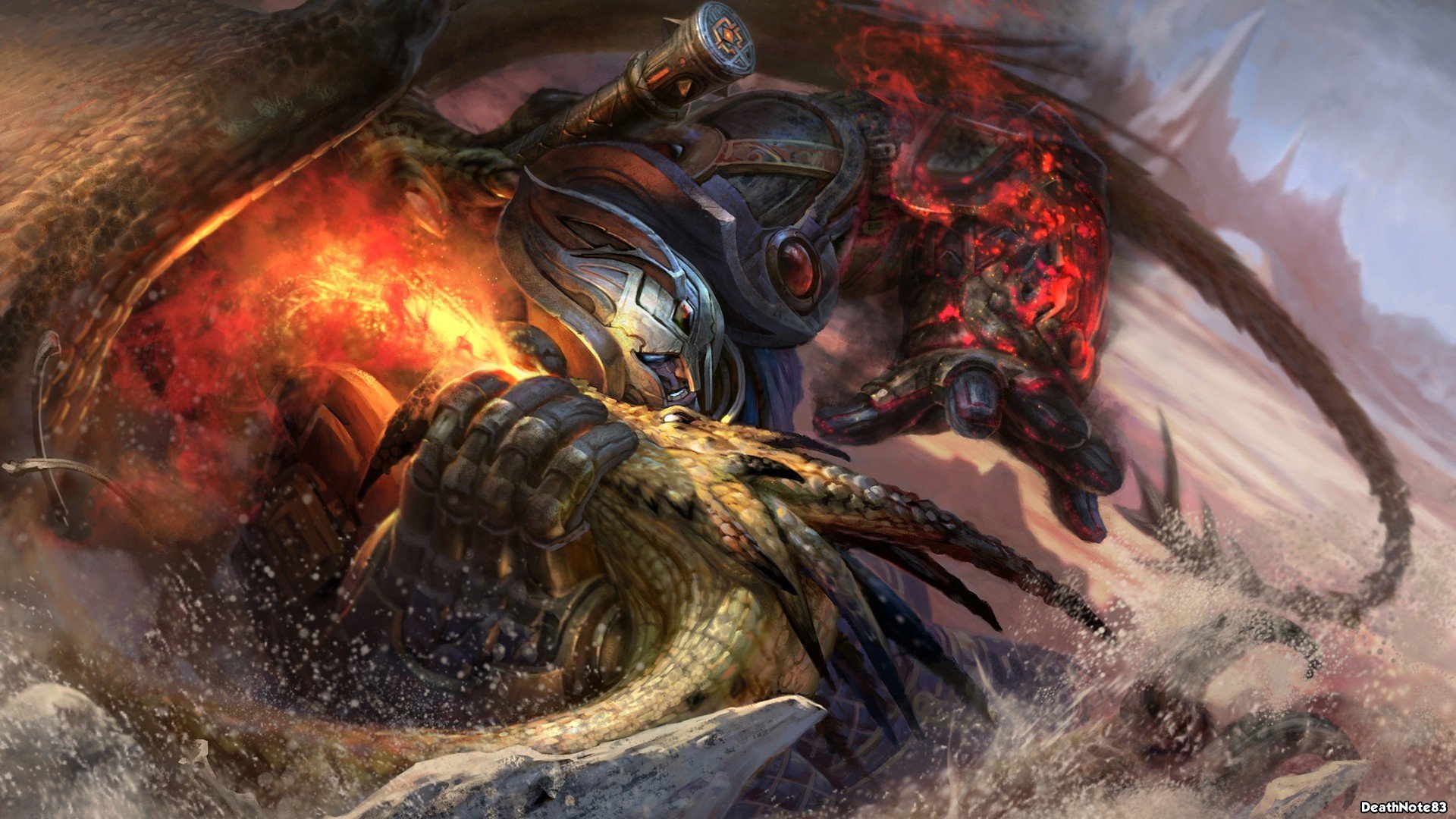 Download Fantasy Battle HD Wallpaper | 1920x1080 | Wallpaper Abyss