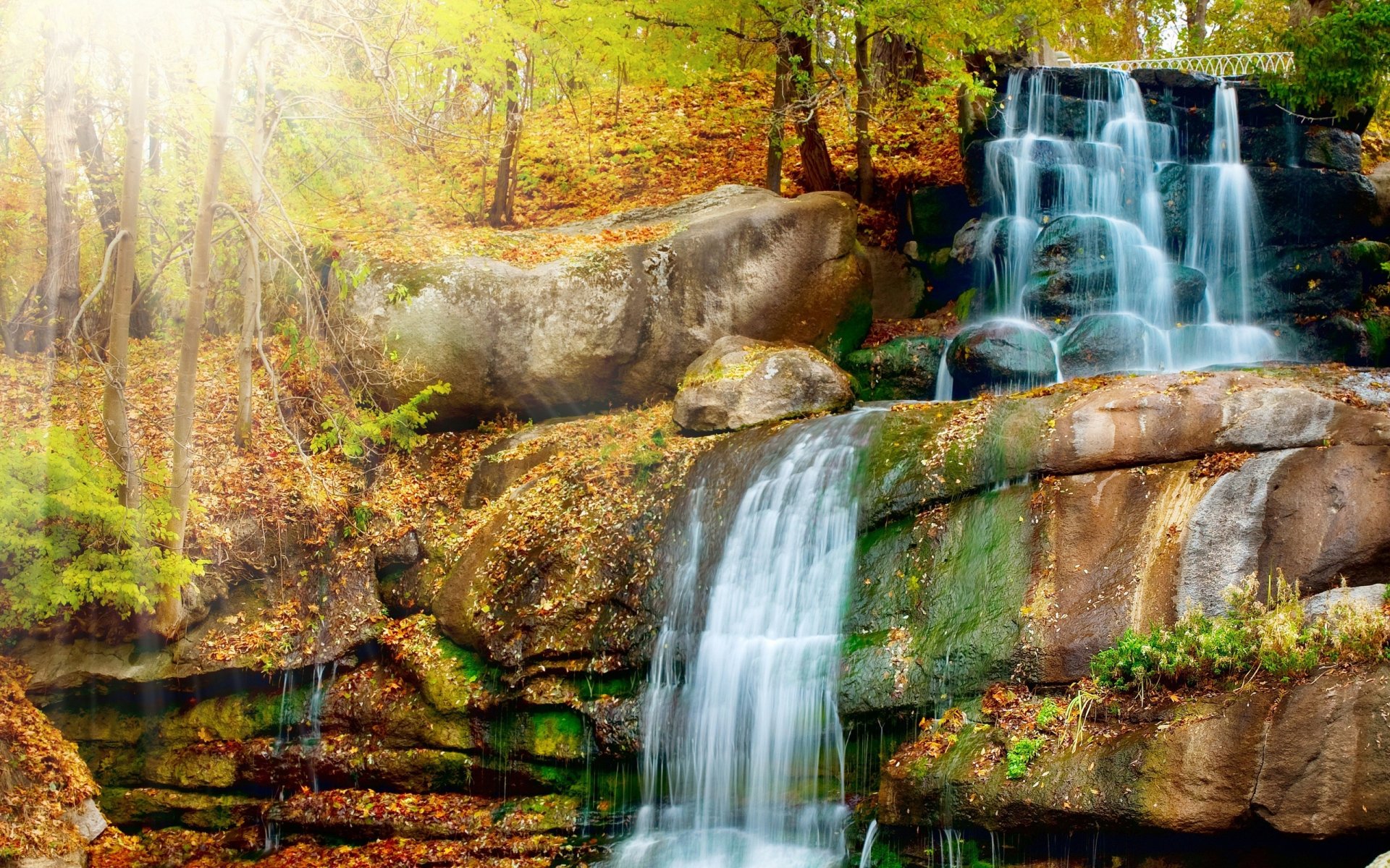 Quad HD Waterfall Escape — Nature 2K Wallpaper | 2560x1600 | Wallpaper ...
