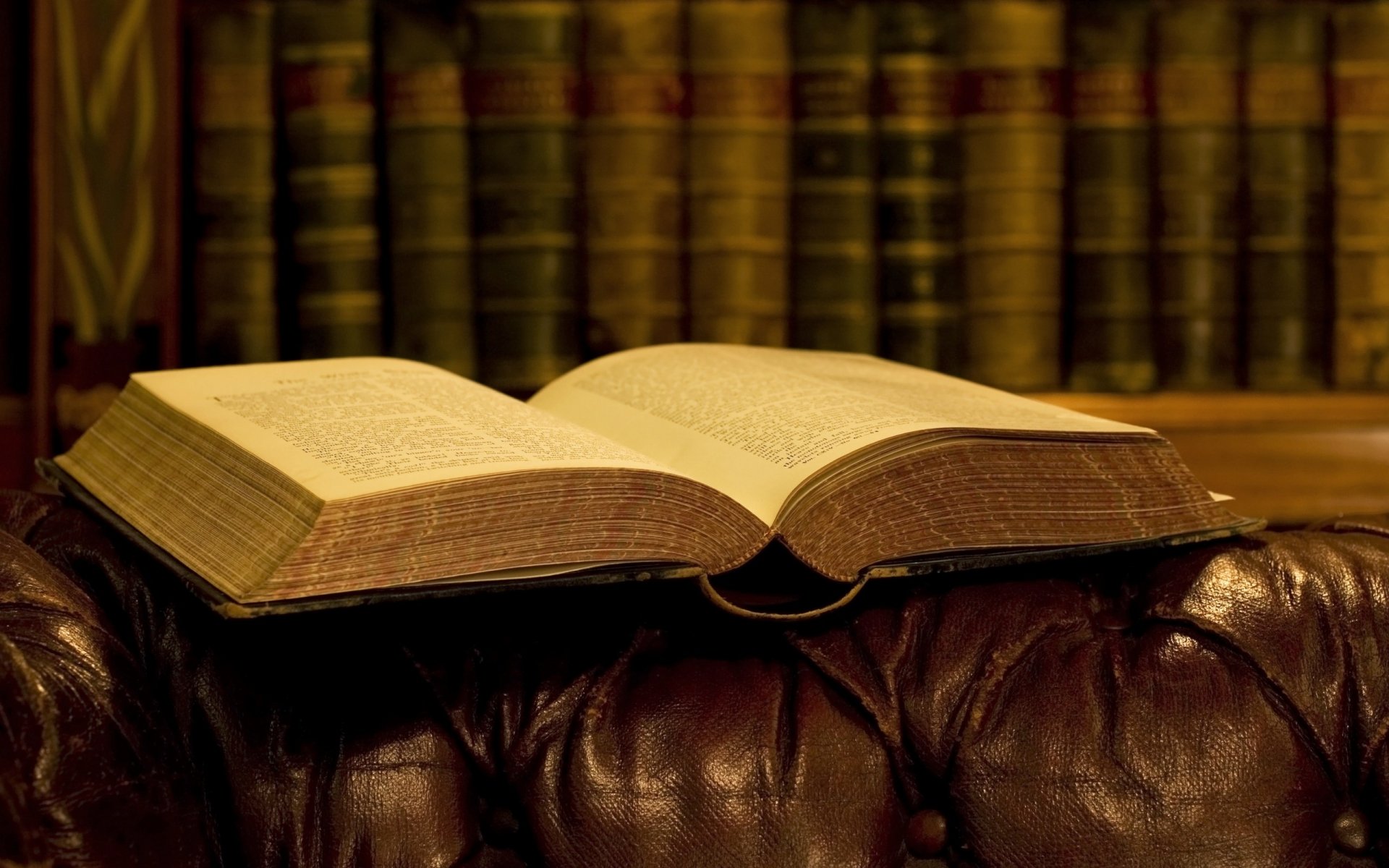 Elegant HD Wallpaper of a Timeless Open Book