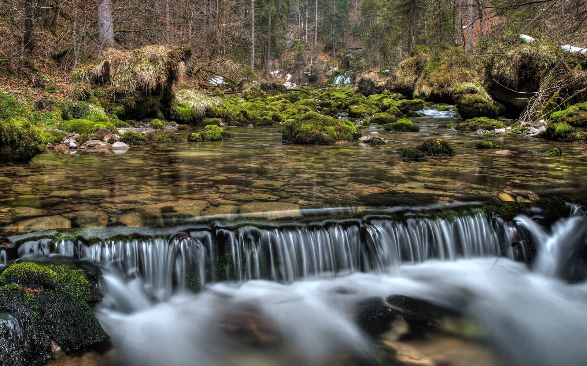 Download Nature Stream HD Wallpaper