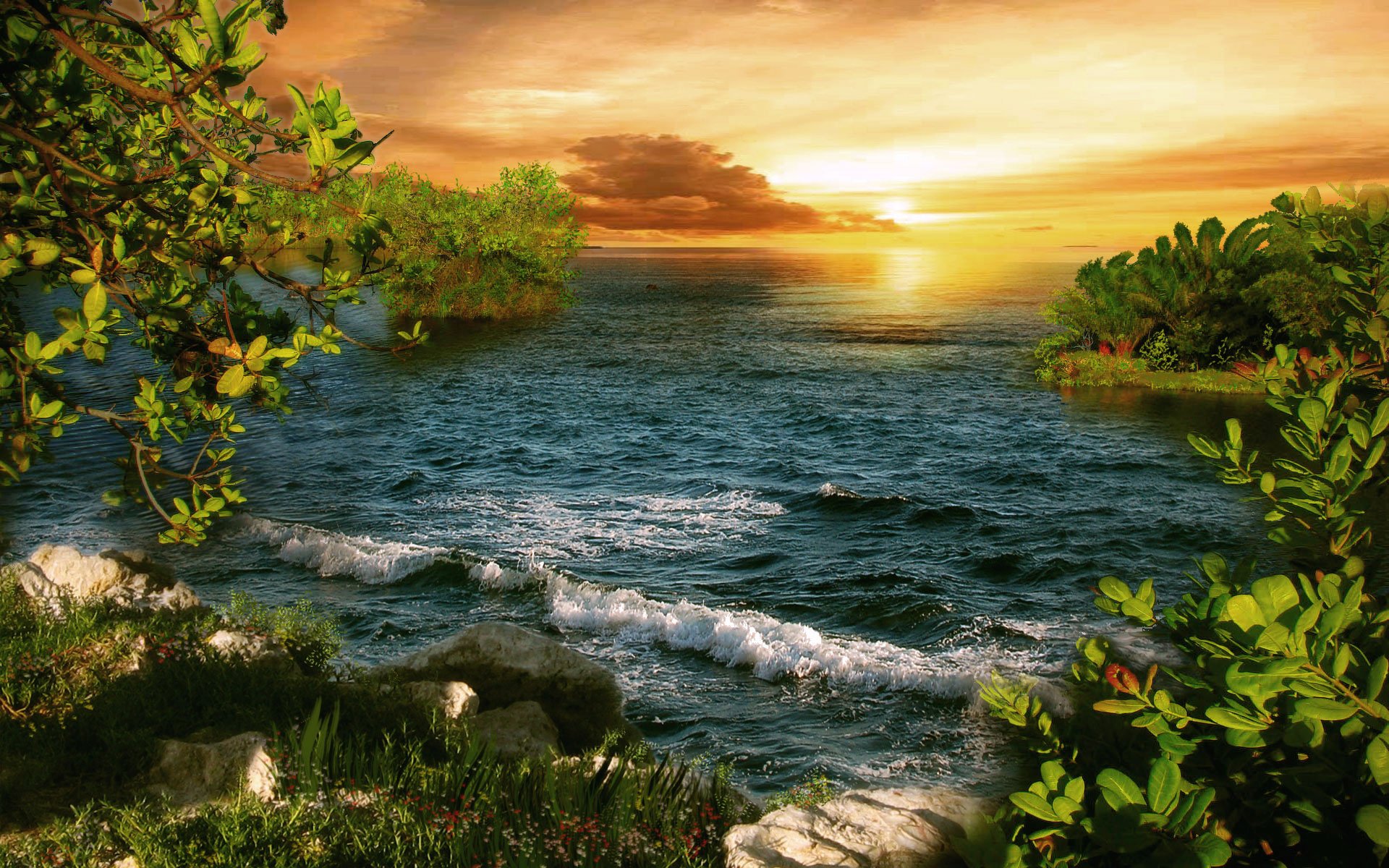 Download Nature Ocean HD Wallpaper